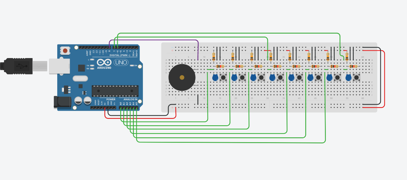 ¡Mini Piano Con Arduino! : 7 Steps - Instructables
