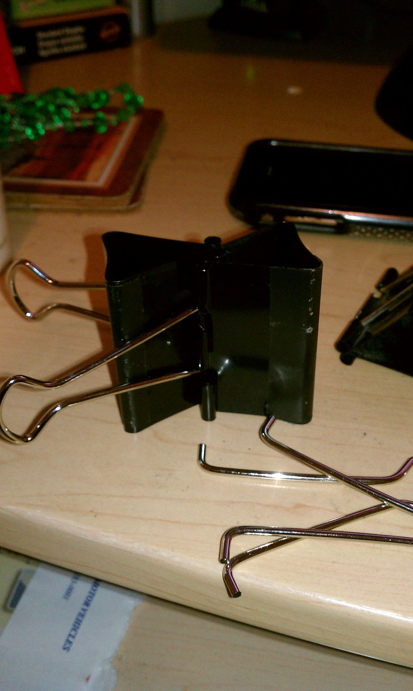 The PERFECT (Universal) DIY Phone Stand With Only THREE Binder Clips ...