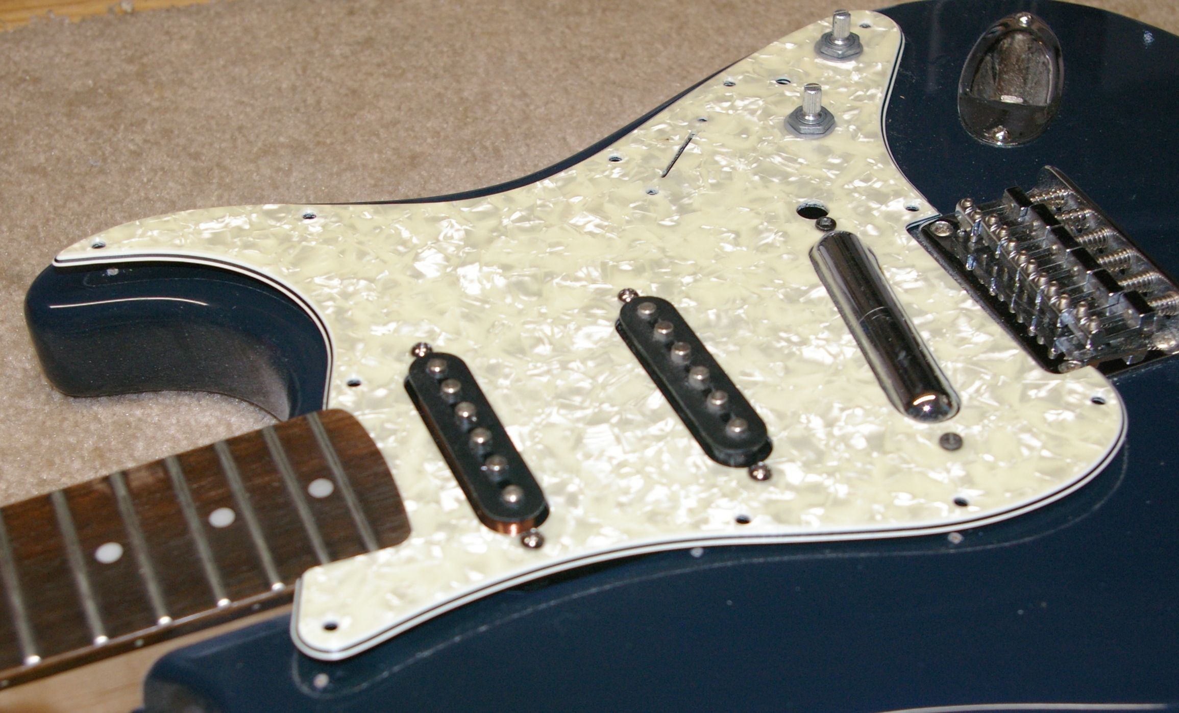 Rehab and Upgrades for a Fender Squire Strat - Plus Two Knob Mod : 6 ...