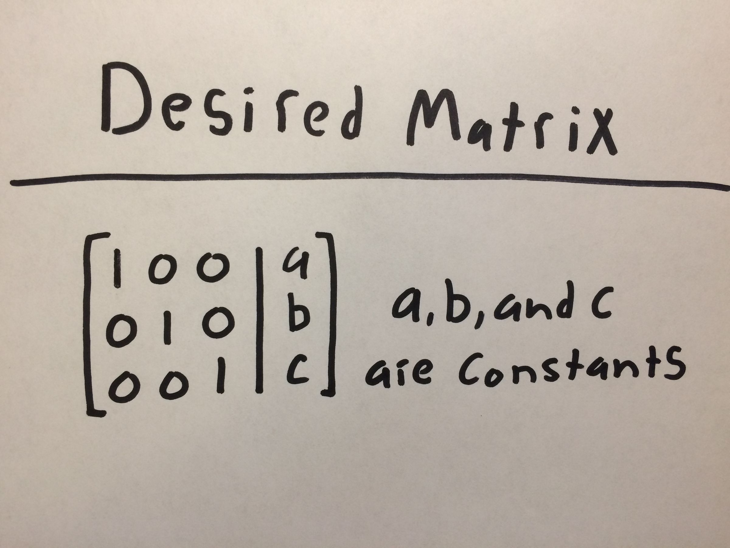 Solving a 3 by 3 System of Equations Using Matrices : 5 Steps ...