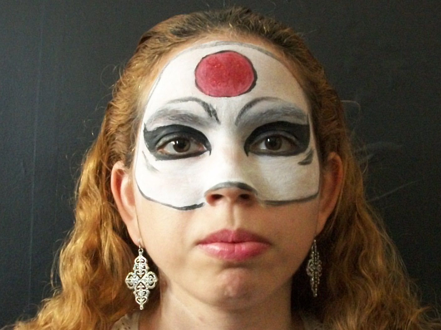 Samurai Face Paint