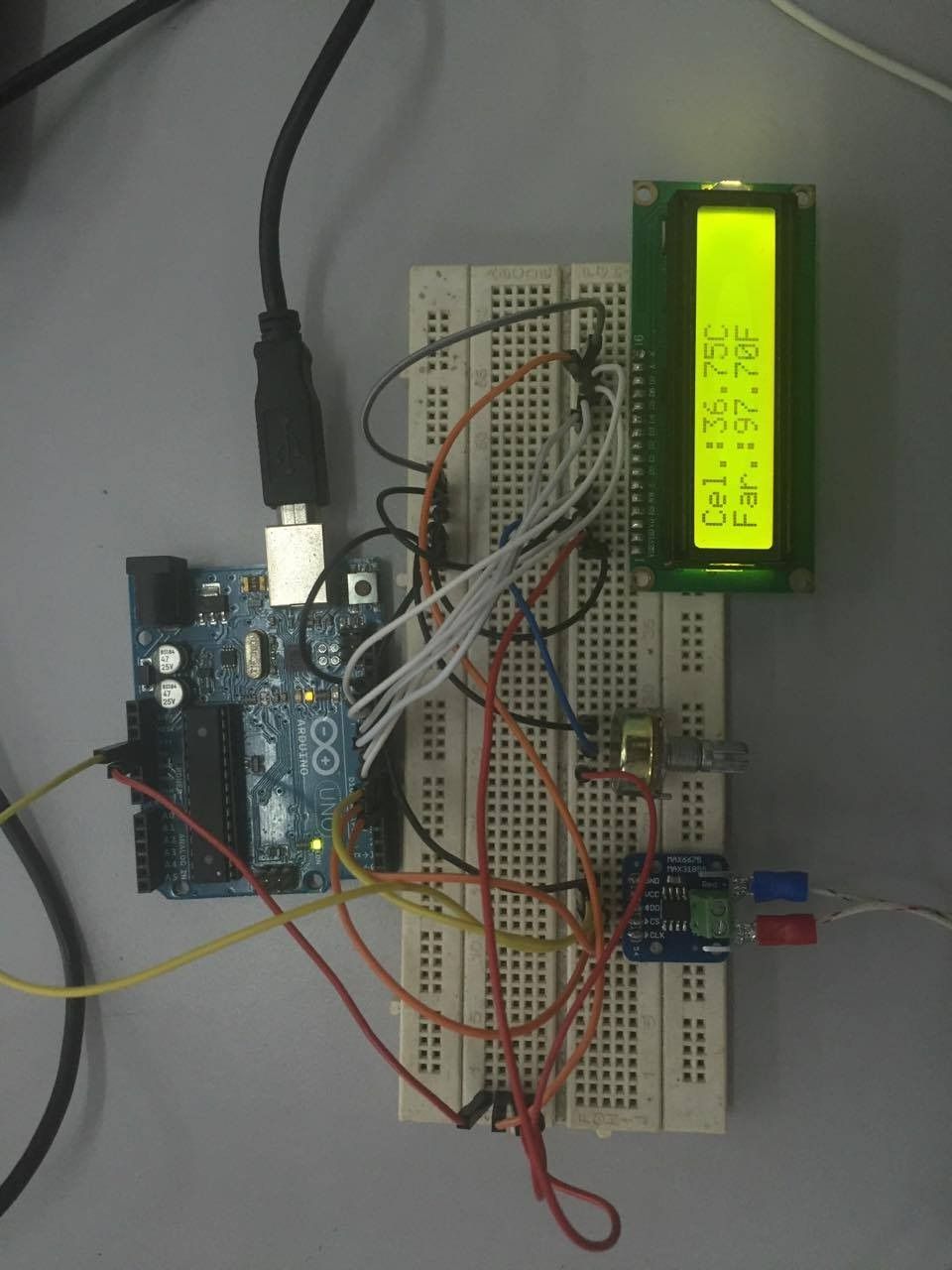 Thermocouple Amplifier and K-Type Thermocouple Interface With Arduino ...