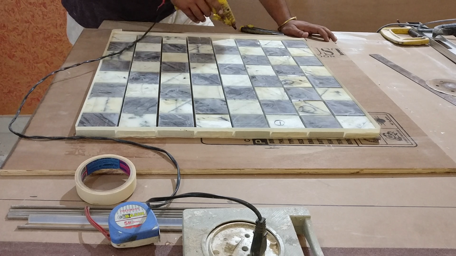 Stone Chess Board Build From Scrap : 9 Steps (with Pictures ...