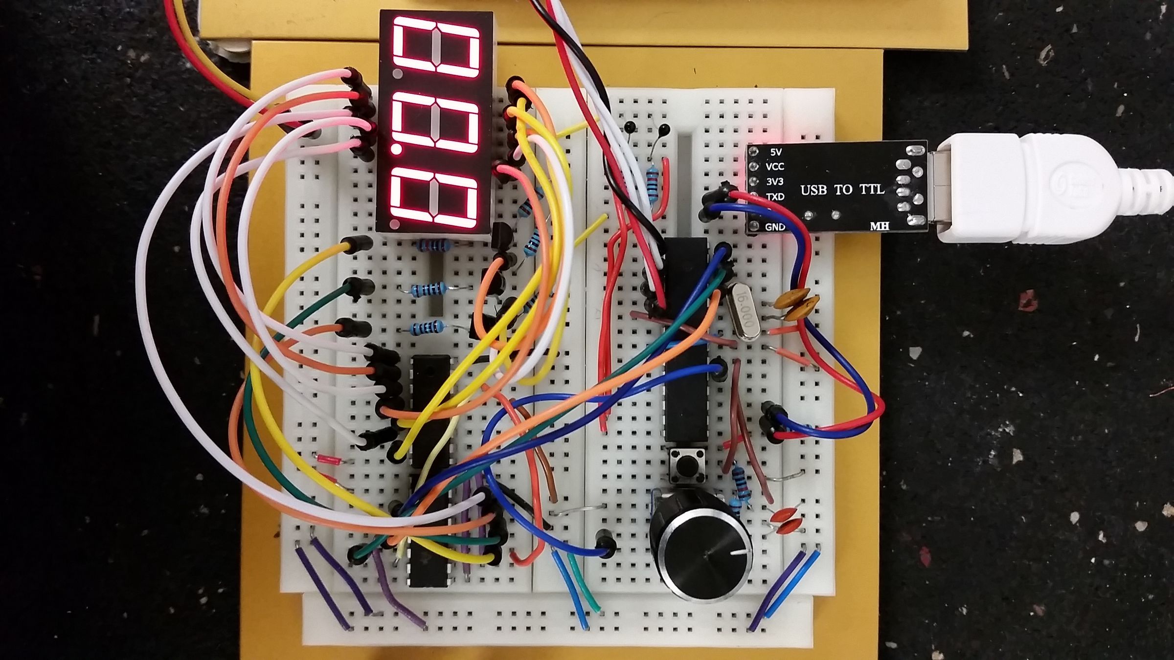 ATMega328P Rotary Encoder and 7-Segment Display : 6 Steps (with ...