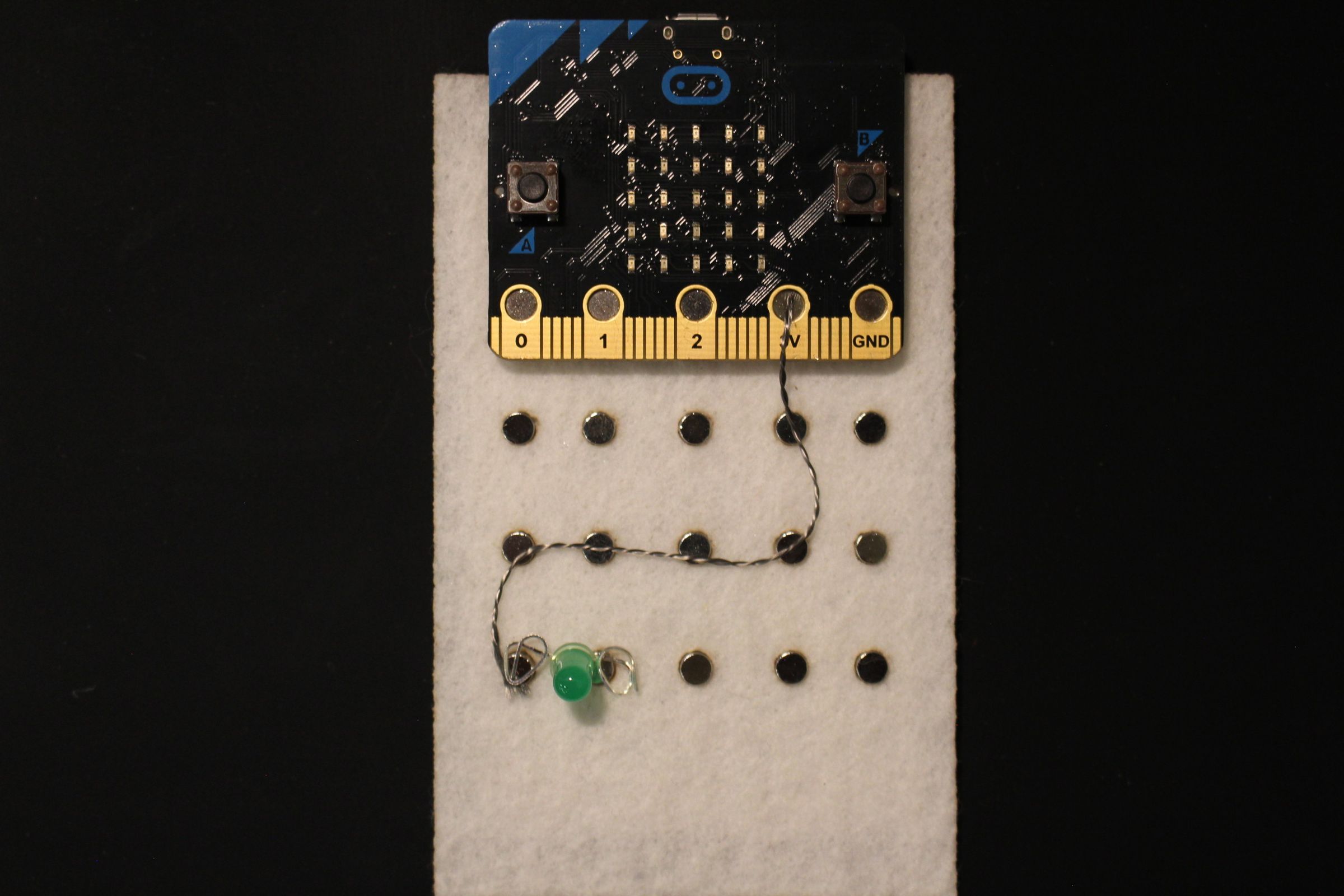 The ThreadBoard: Micro:bit E-Textile Prototyping Board : 5 Steps (with ...