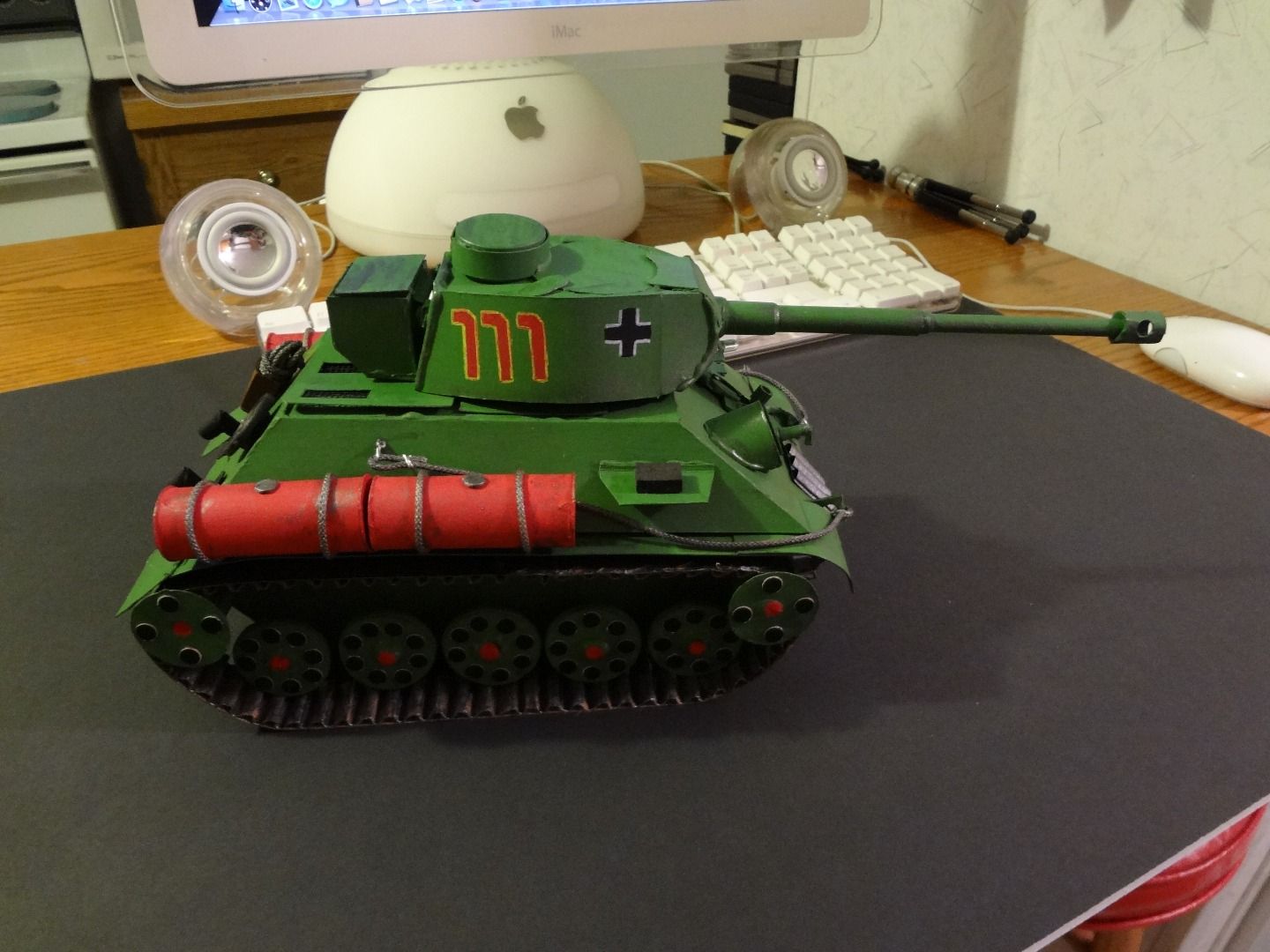 Cardboard Electric T34-88 Tank Model As Seen in World of Tanks Game ...