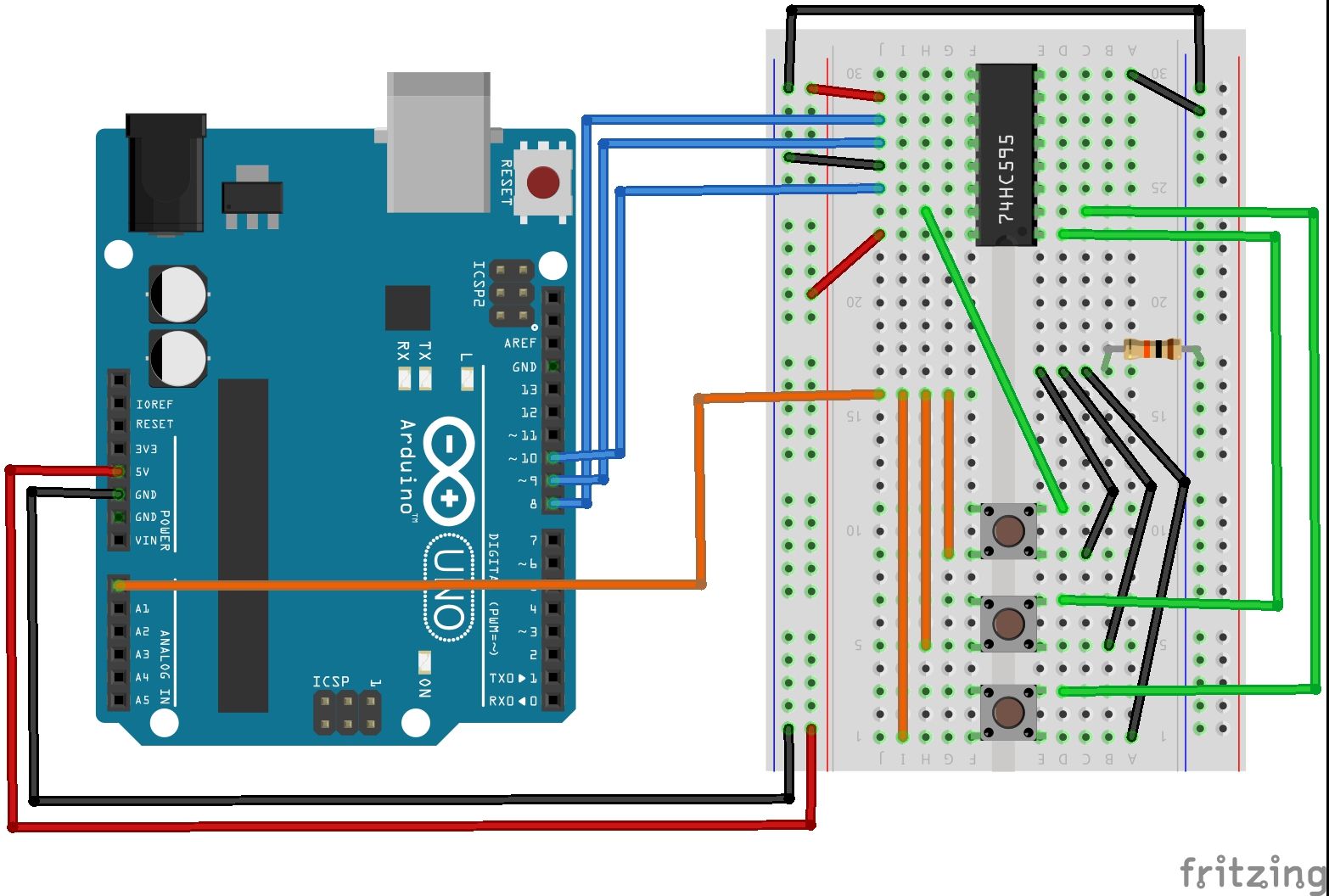 Driving Dozens of Buttons : 4 Steps - Instructables