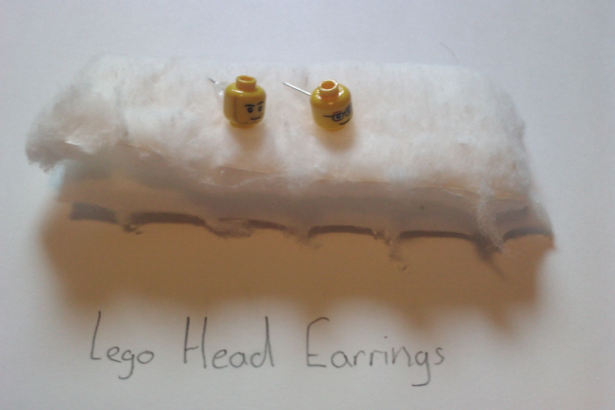 Lego Head Earrings : 5 Steps - Instructables
