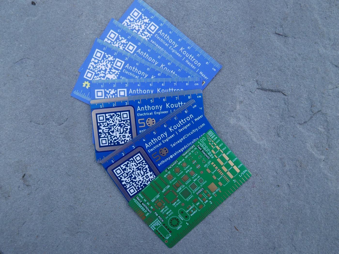PCB Business Card Ruler With QR and NFC : 16 Steps (with Pictures ...