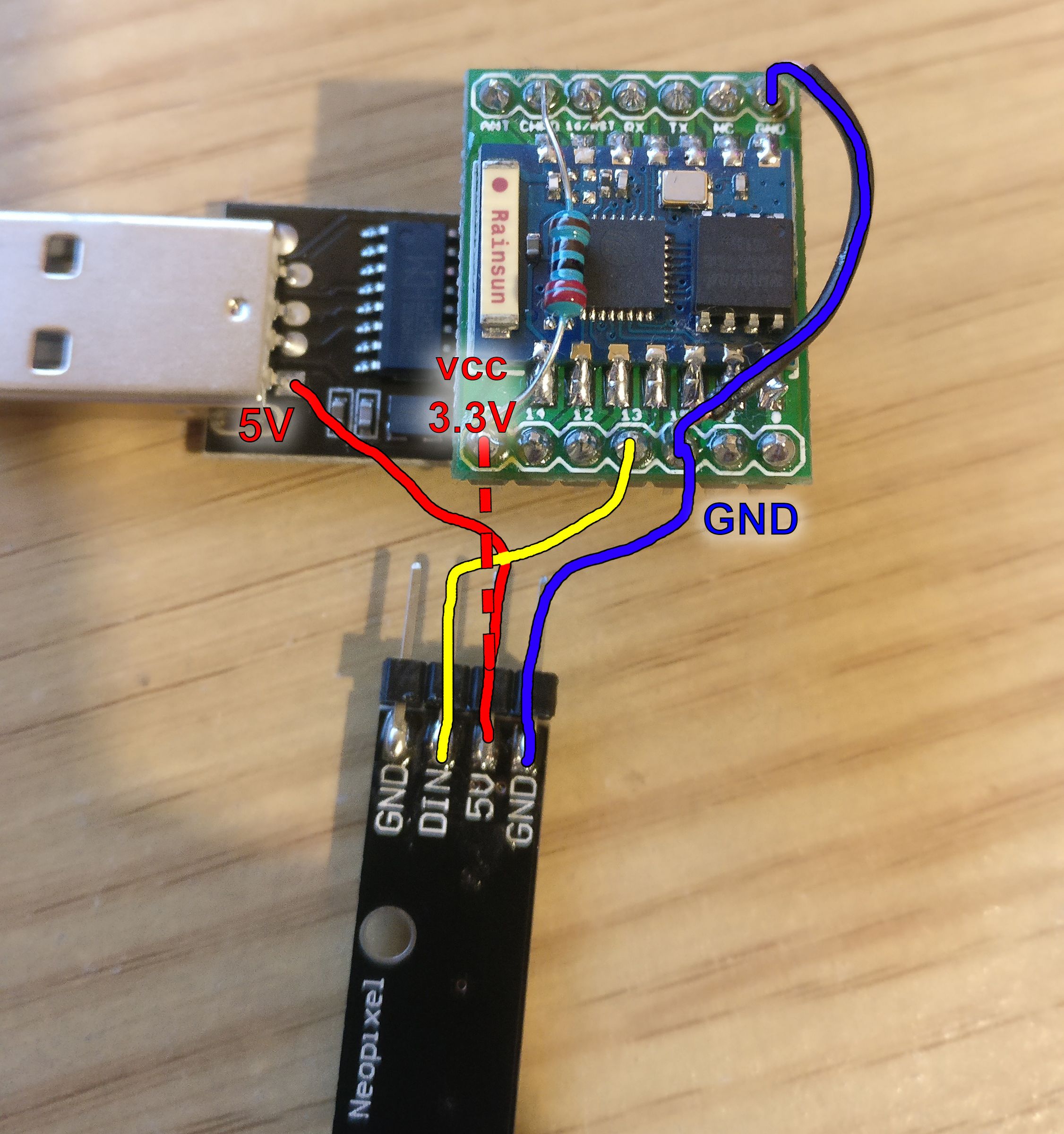 Neopixel Controller Over WiFi Using ESP-03 : 4 Steps - Instructables