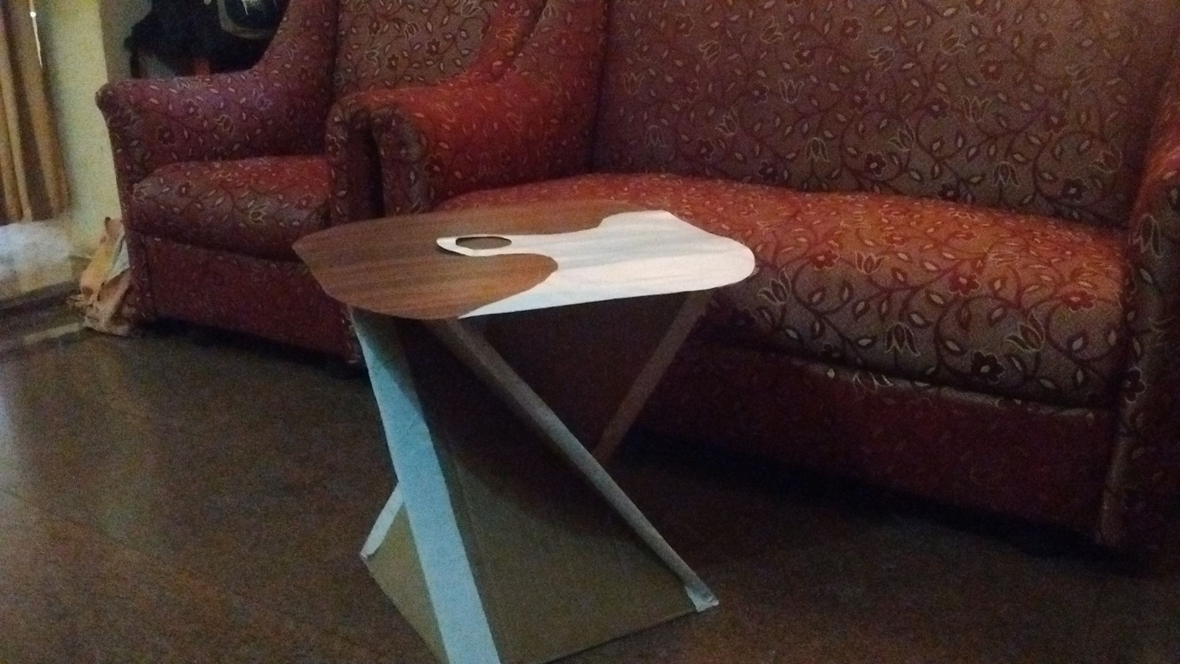 DIY Tea Table From Waste Packing Box : 7 Steps (with Pictures ...