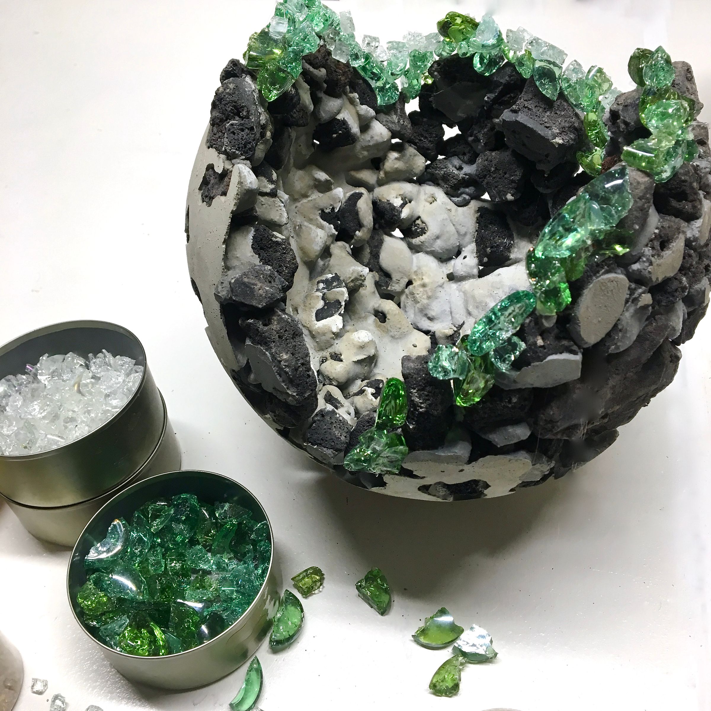 Giant Geode Orb Planter : 7 Steps (with Pictures) - Instructables