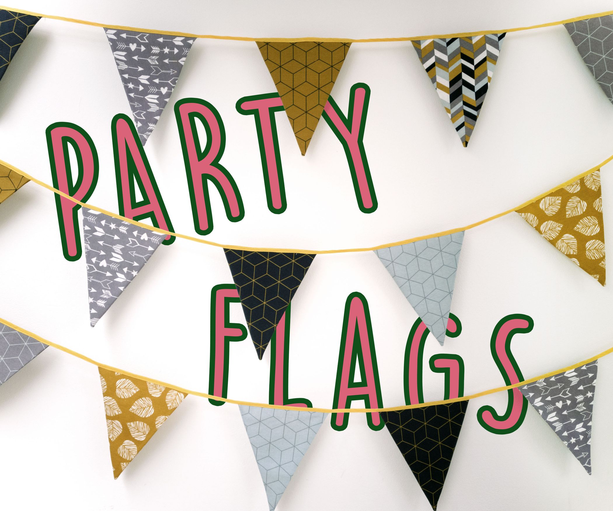 DIY Fabric Party Flags : 5 Steps (with Pictures) - Instructables