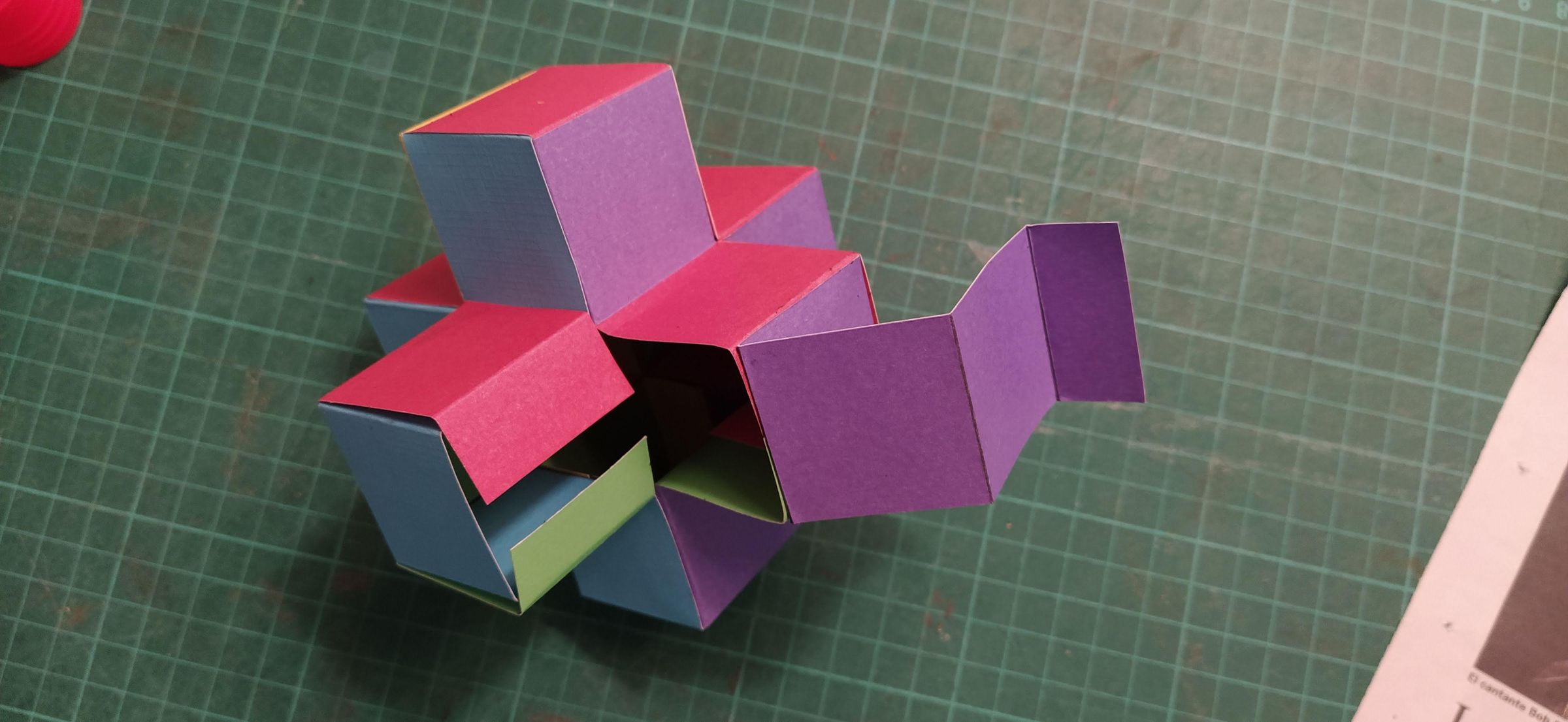 Rainbow Colored 3D Paper Cross : 5 Steps (with Pictures) - Instructables