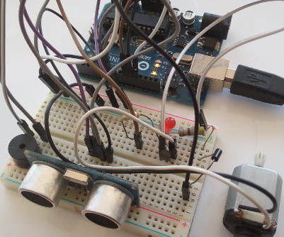 Obstacle Avoider Using HC-SR04 Ultrasonic Sensor : 3 Steps (with ...