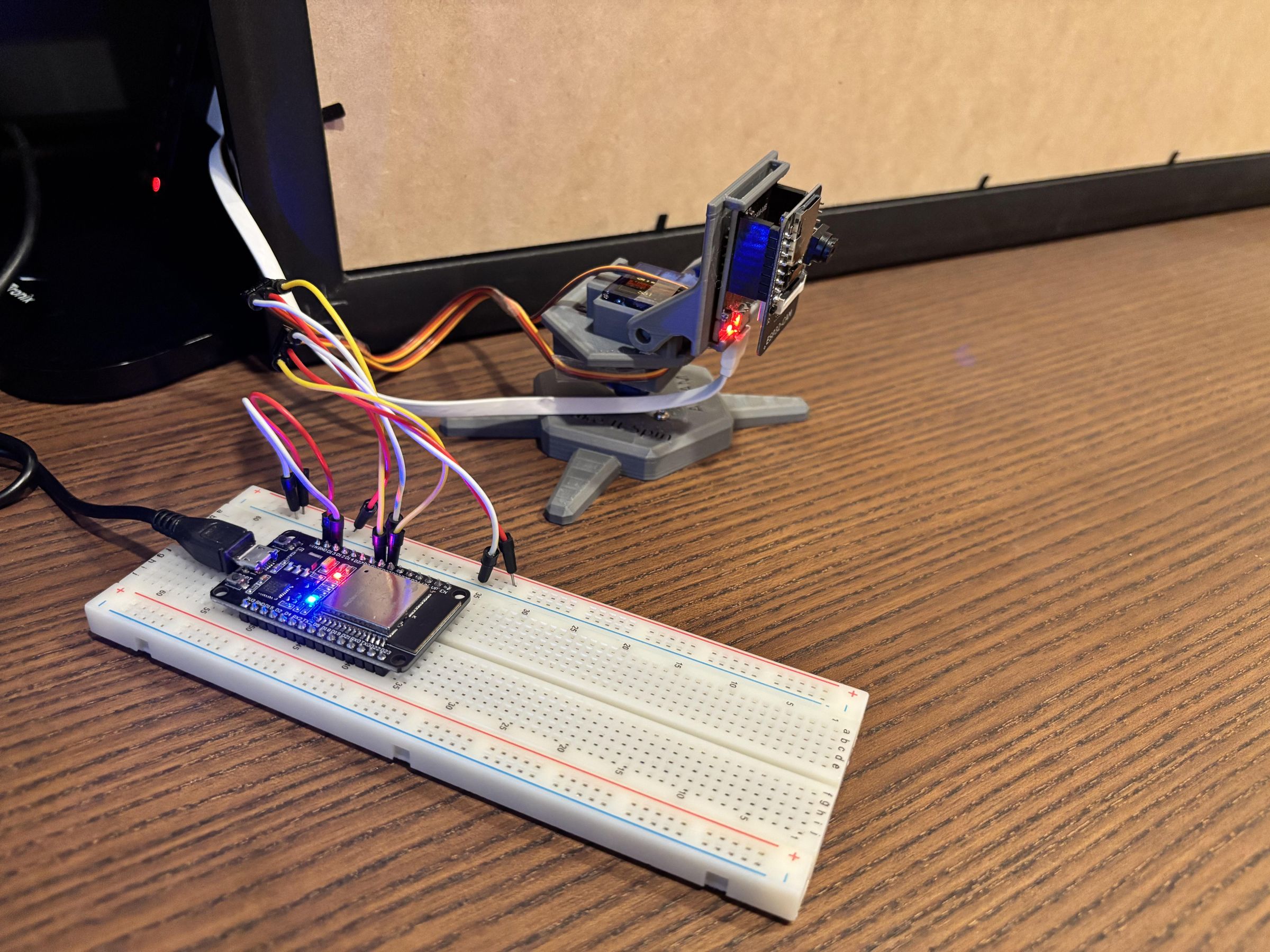 ESP32 Turret: Face Tracking + Live Wi-Fi Stream : 8 Steps (with ...