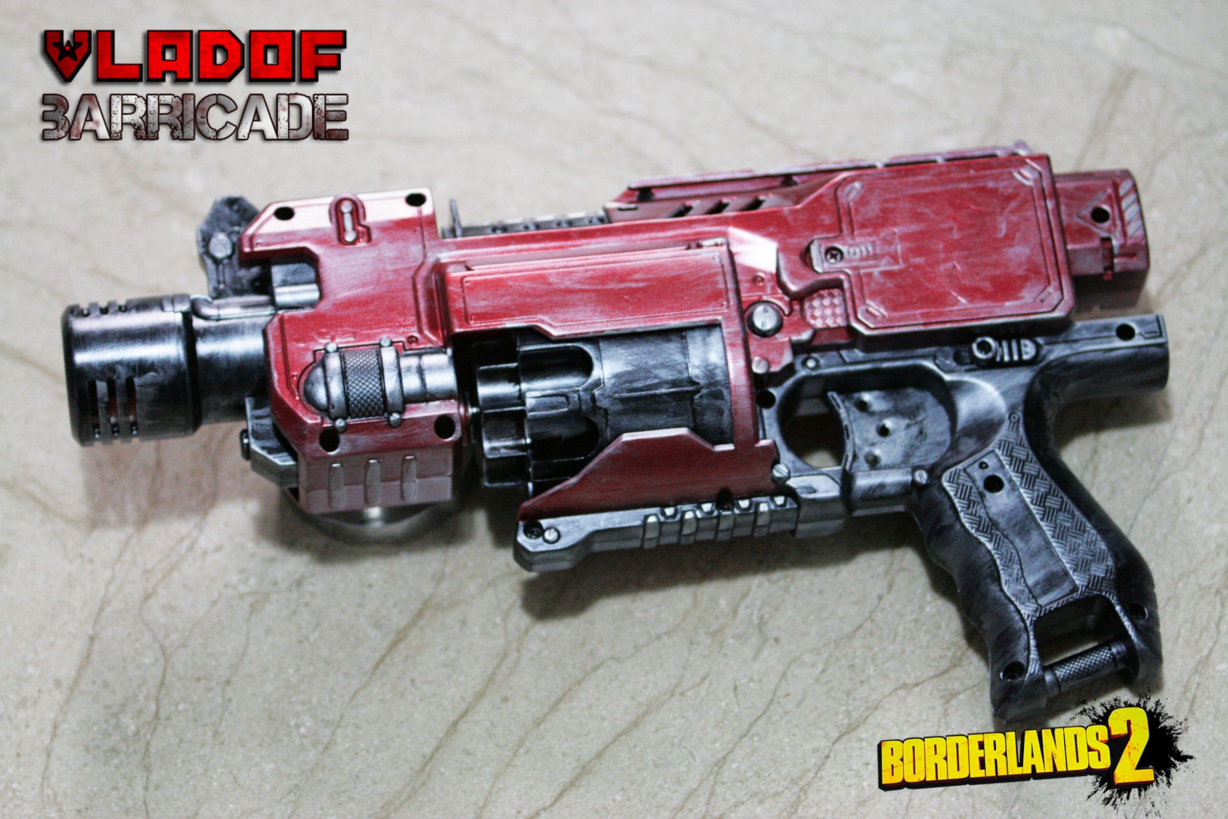 Nerf Barricade Borderlands 2 Vladof Gun Prop : 12 Steps (with Pictures ...