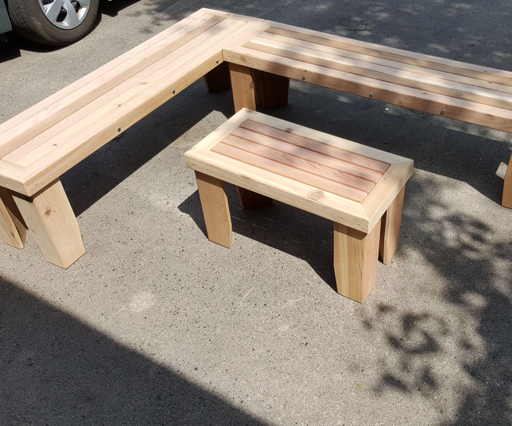 Wooden Benches and Table : 5 Steps (with Pictures) - Instructables