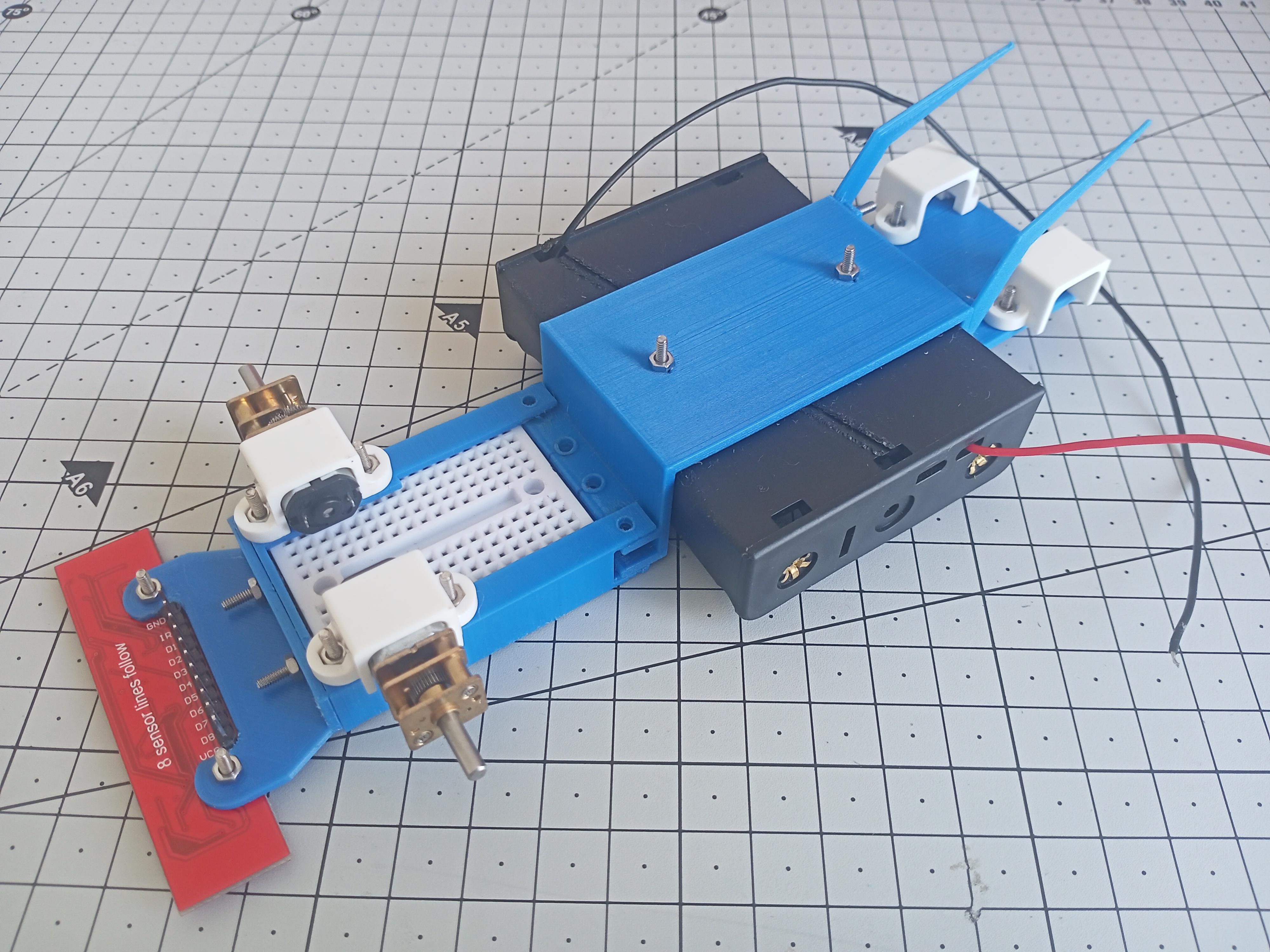 4 Wheel Drive Line Follower Robot : 37 Steps (with Pictures ...