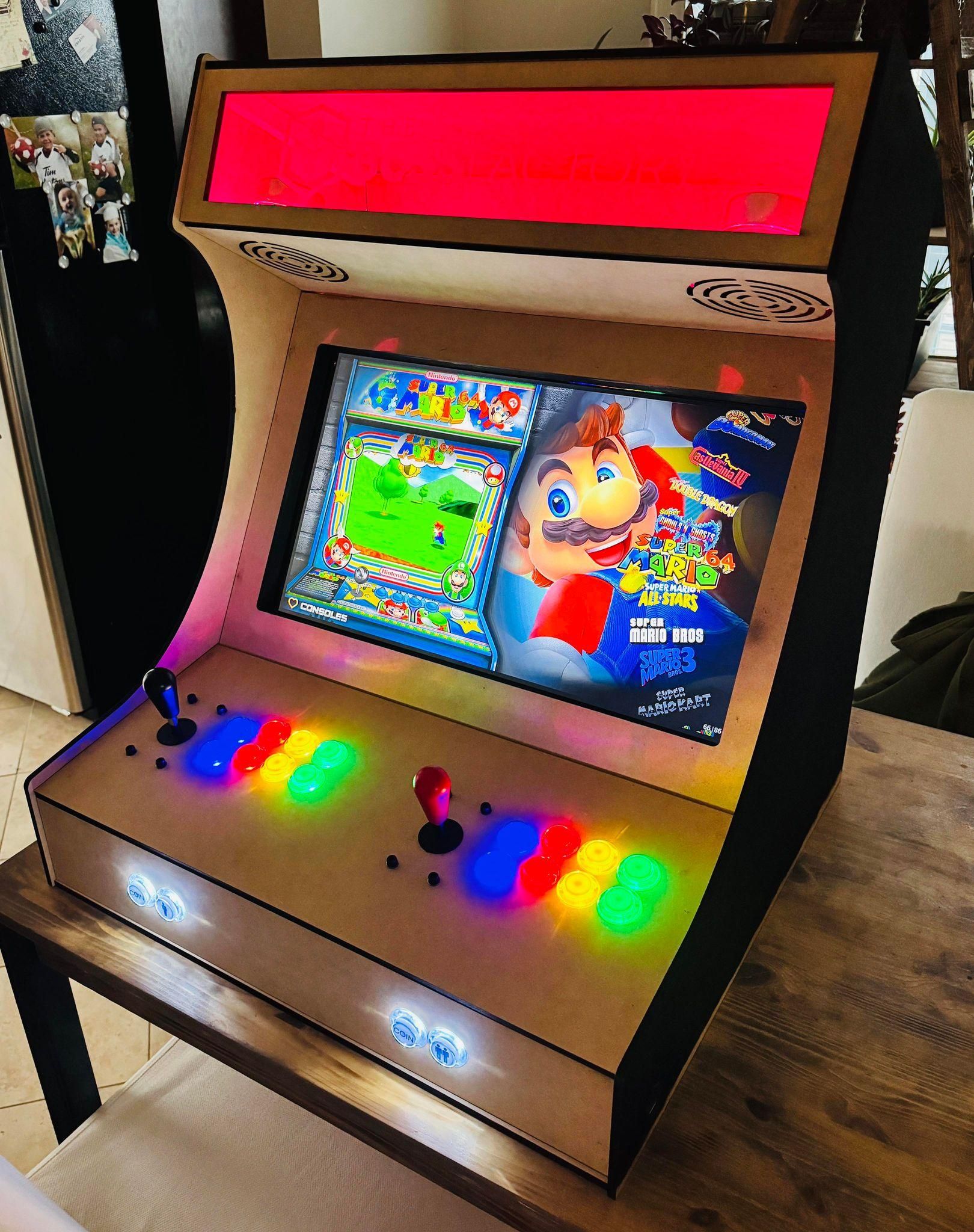Custom Light-Up Retro Arcade Cabinet : 7 Steps (with Pictures ...