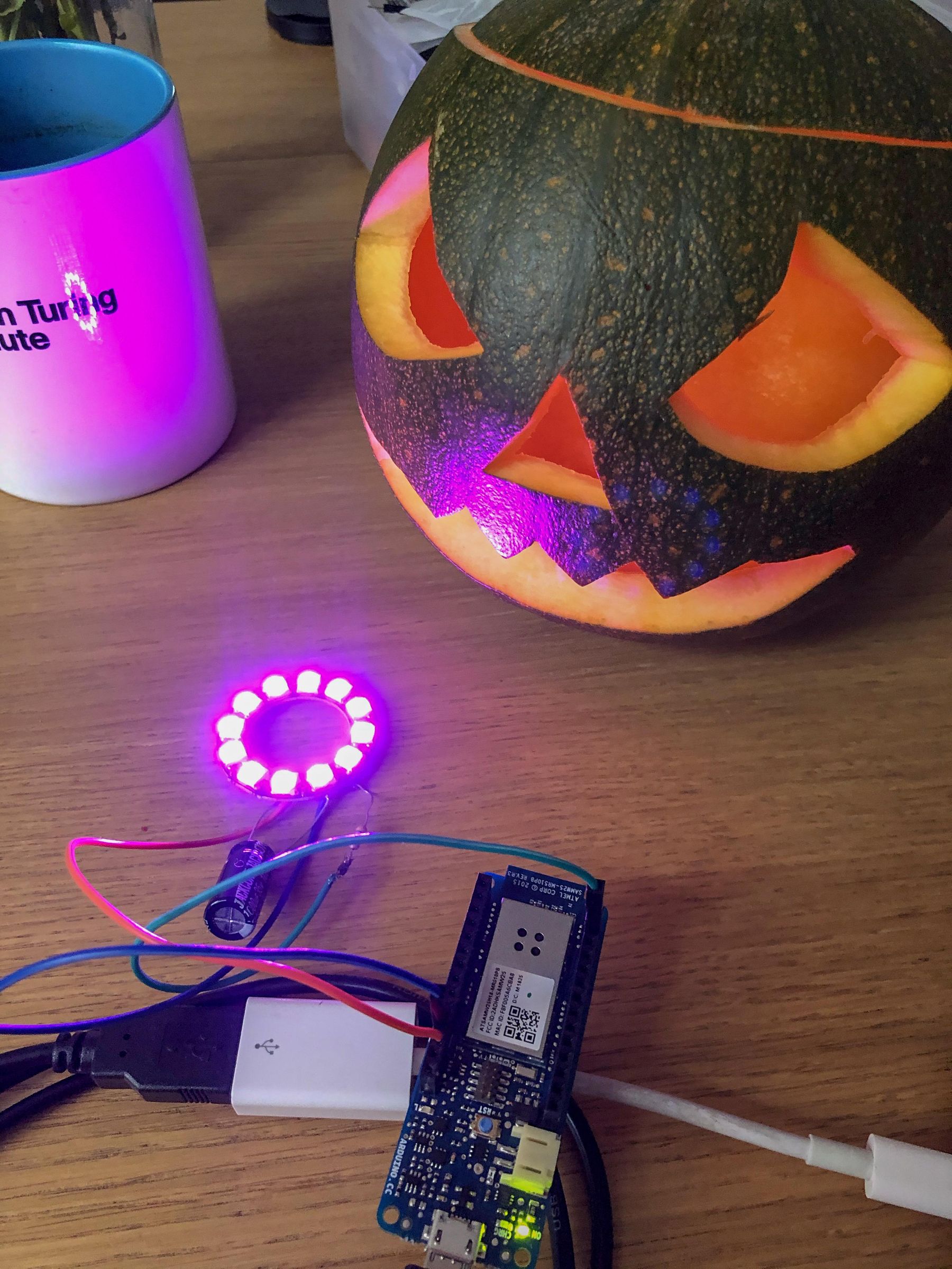 An IoT Halloween Pumpkin | Control LEDs With an Arduino MKR1000 and ...
