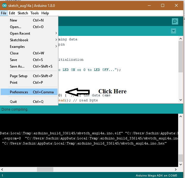 HOW TO GET HEX FILE FROM ARDUINO ? : 3 Steps - Instructables