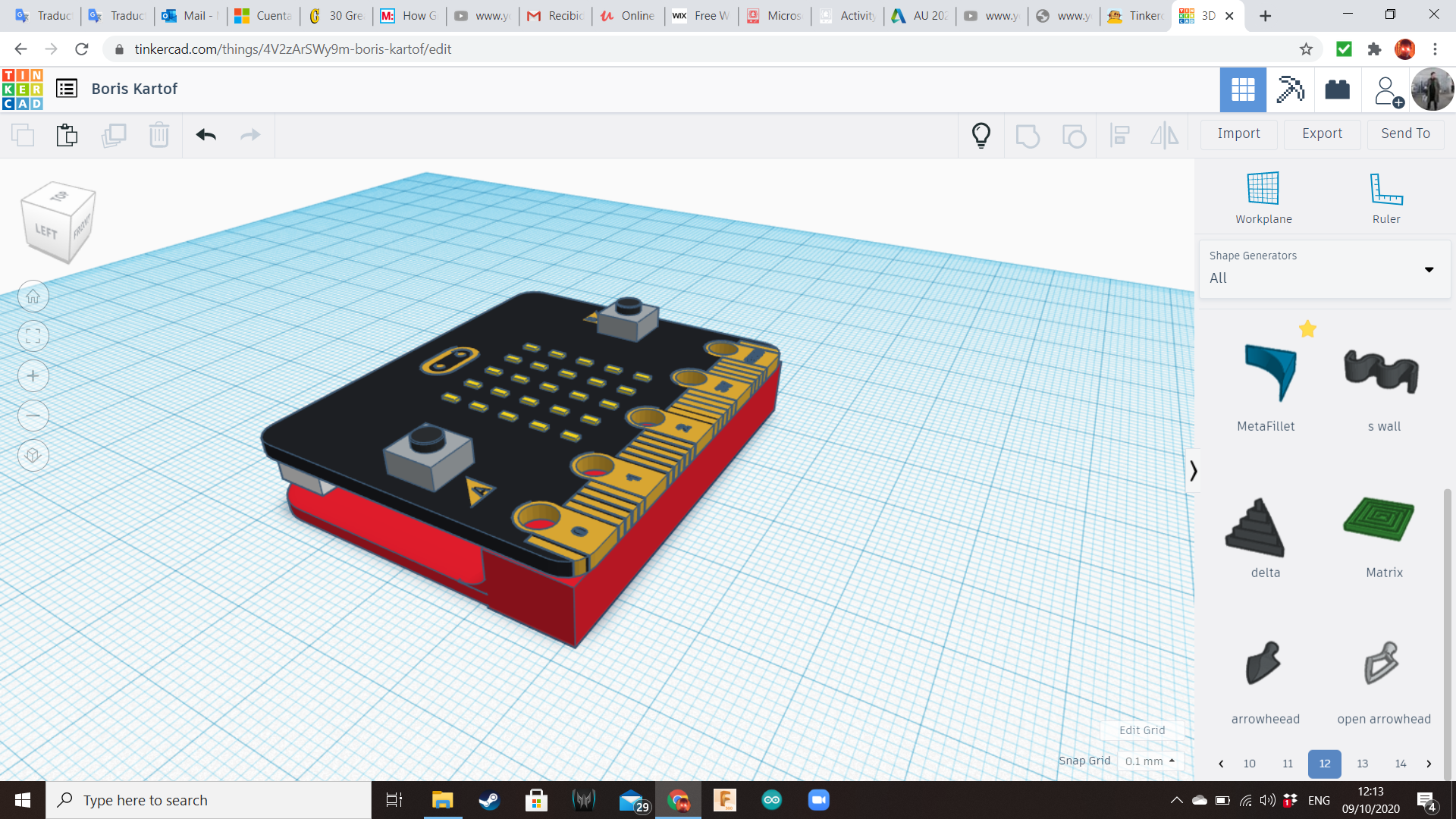 Tinkercad + Micro:bit Robotics for School: "I Love Kartof" Robot! : 17 Steps (with Pictures ...