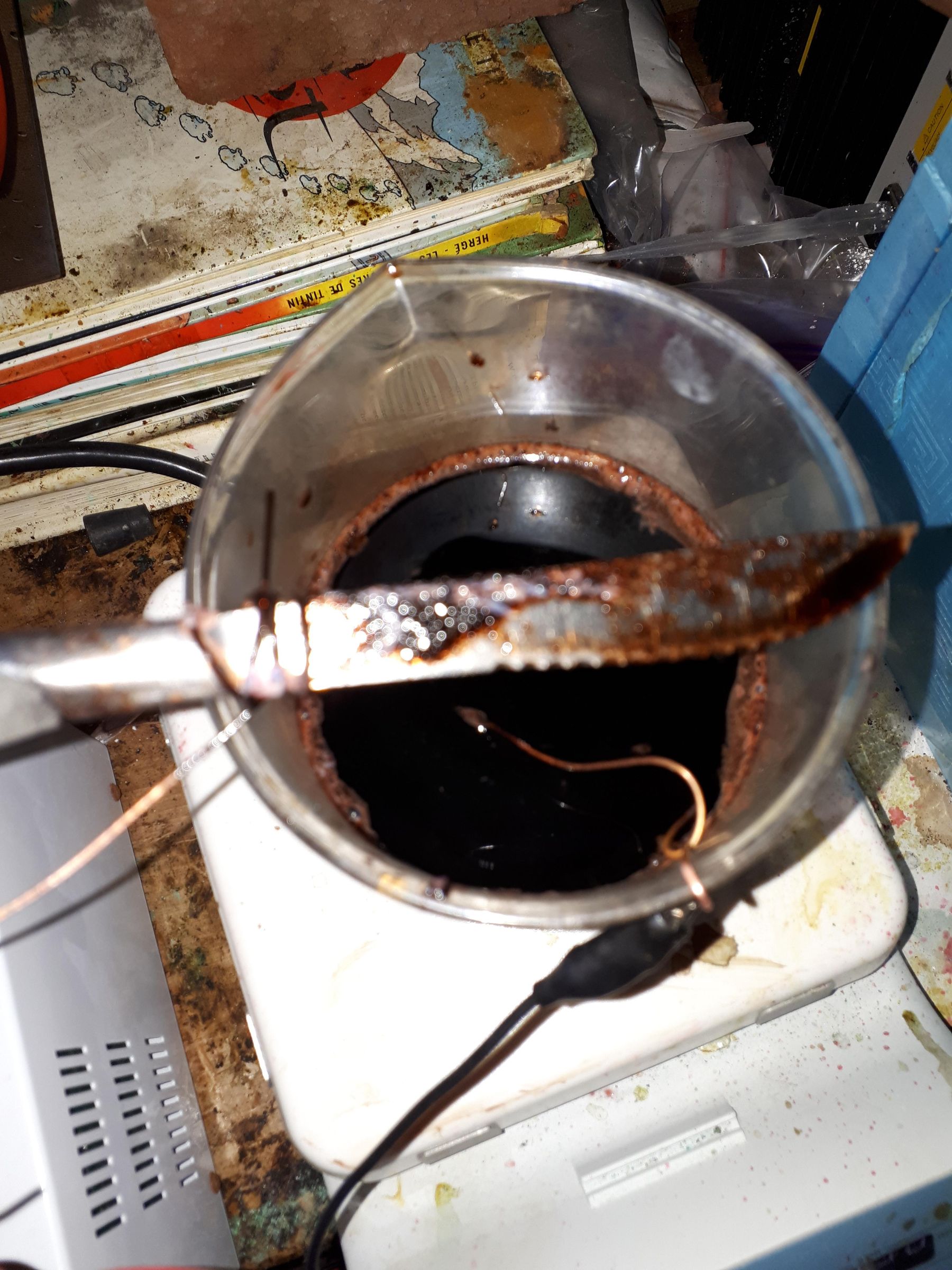 Plating Tannic Acid Crystals in Lye to Steel. : 3 Steps - Instructables