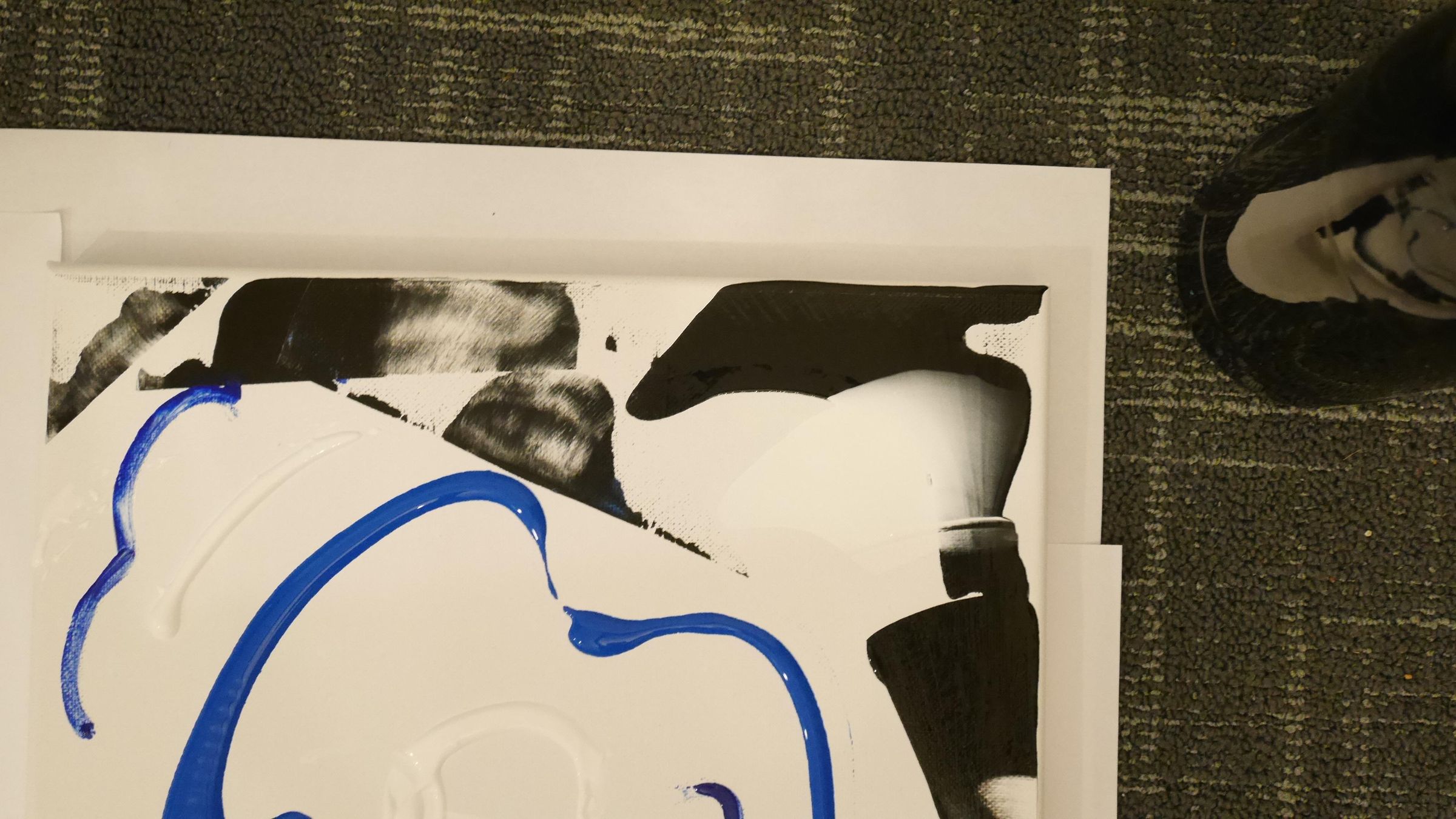 ''Scraped'' Painting -Abstract Art Painting : 4 Steps - Instructables