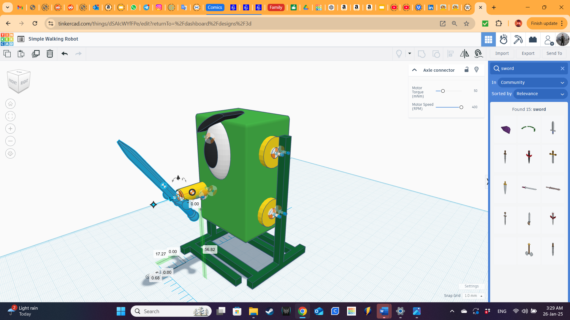 Tinkercad Robotics for School: SIMLAB KOMBAT! (virtual Walking Robots ...