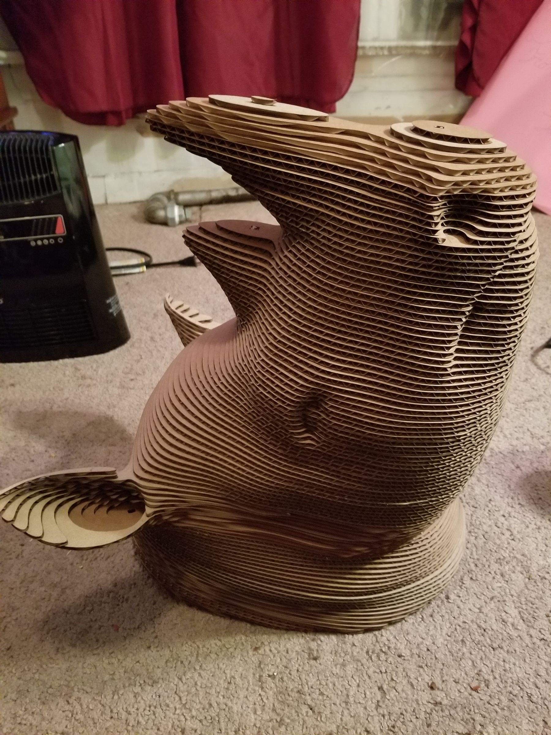 Cardboard Rhino Head : 3 Steps - Instructables