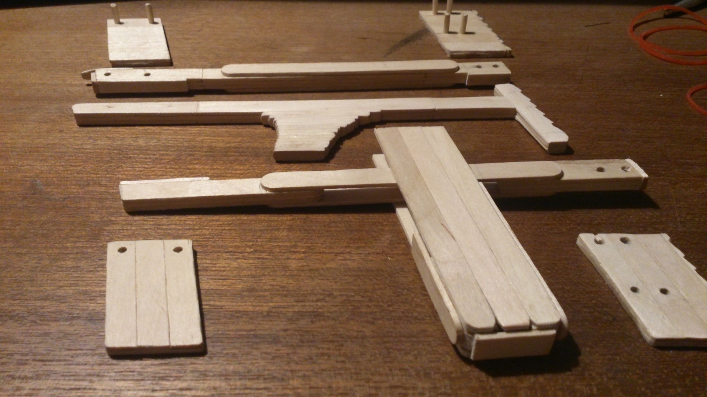 Popsicle Stick Rubber Band Gun "Escalator Action" : 7 Steps (with ...