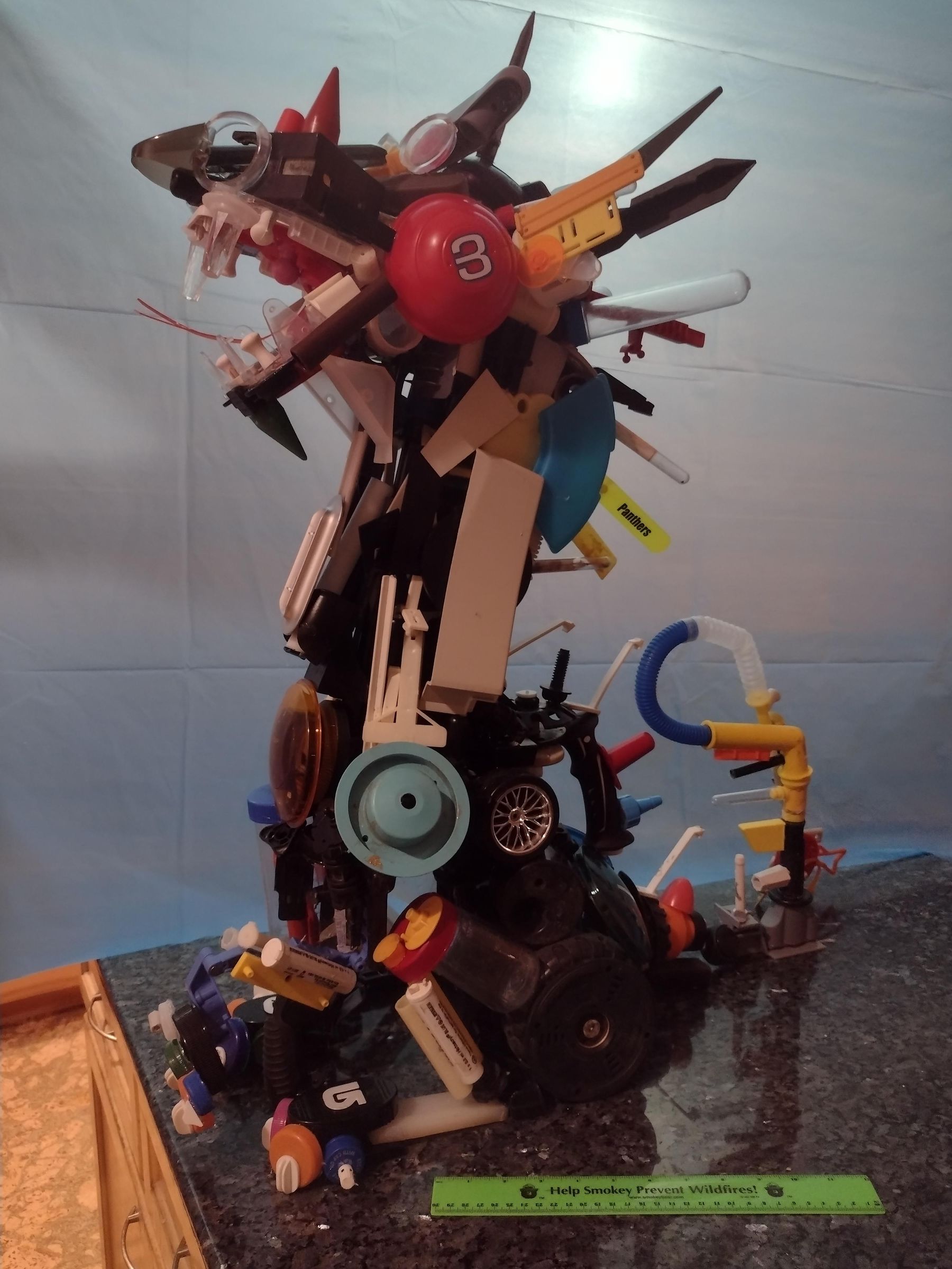 Spare Parts Dragon Sculpture : 7 Steps - Instructables