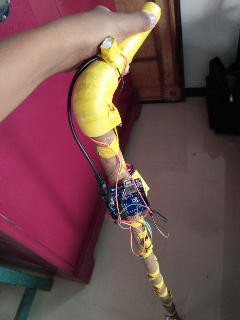 Smart Blind Walking Stick Using Arduino 4 Steps Instructables