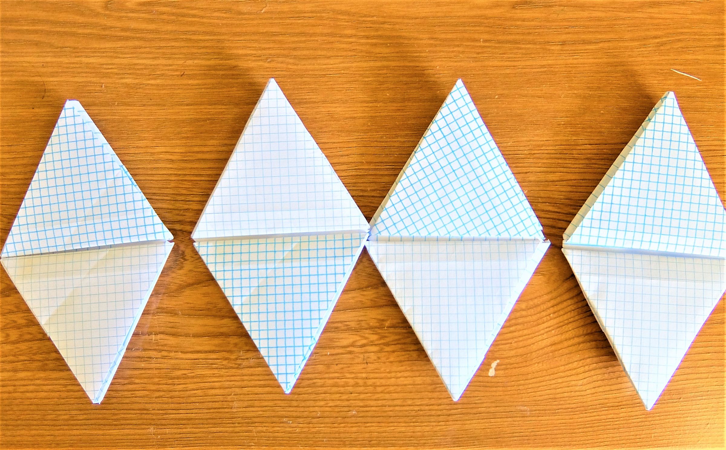 Octahedron Model DYI Using Graphing Papers : 6 Steps (with Pictures ...