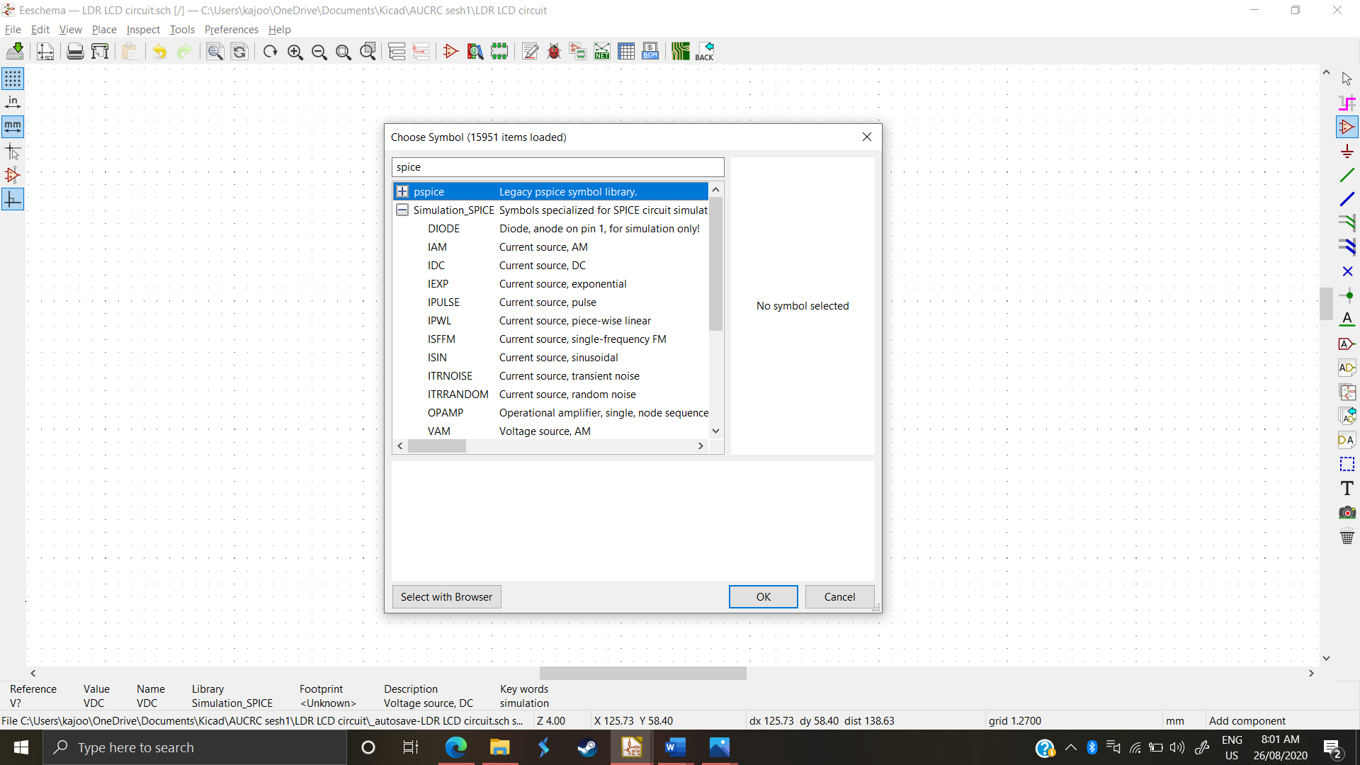 Simulating a KiCad Circuit : 7 Steps - Instructables