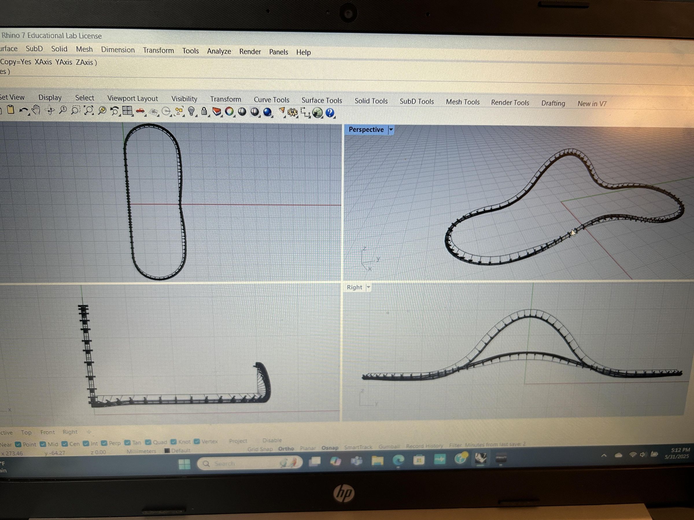 Roller Coaster Track and Structure Model : 9 Steps (with Pictures ...