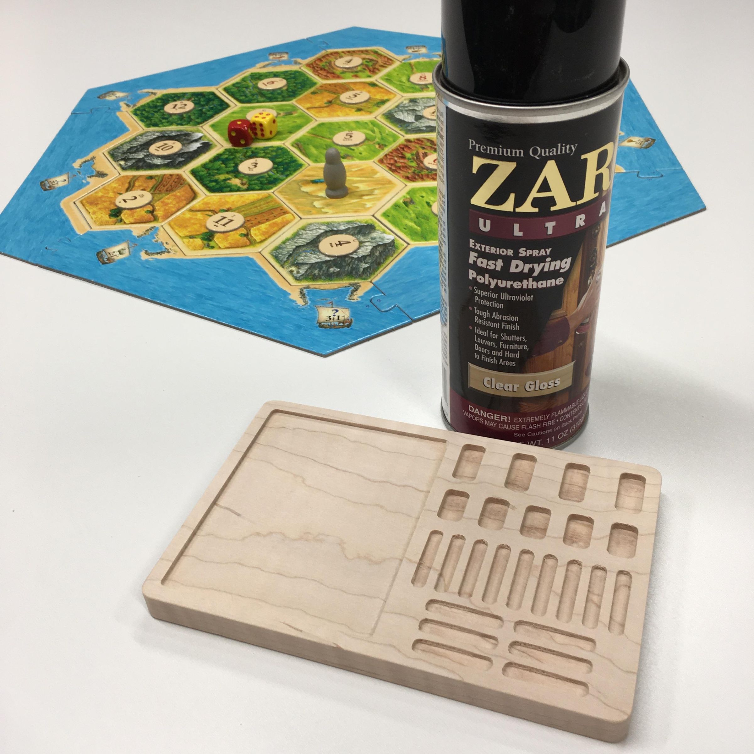 Settlers of Catan Table Top Game Piece Tray : 8 Steps (with Pictures ...