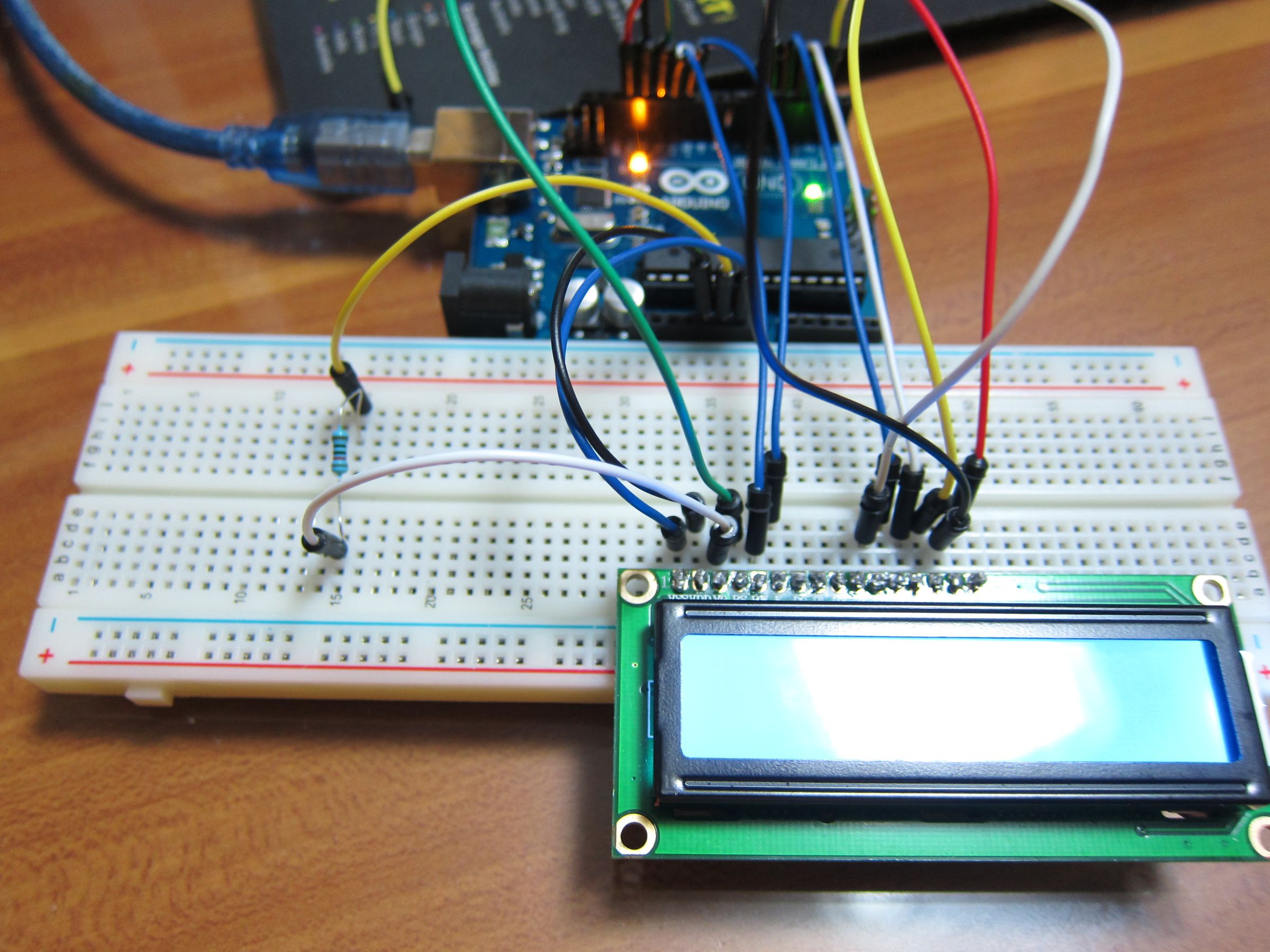 My First Project: Arduino LCD 16x2 Display : 4 Steps - Instructables