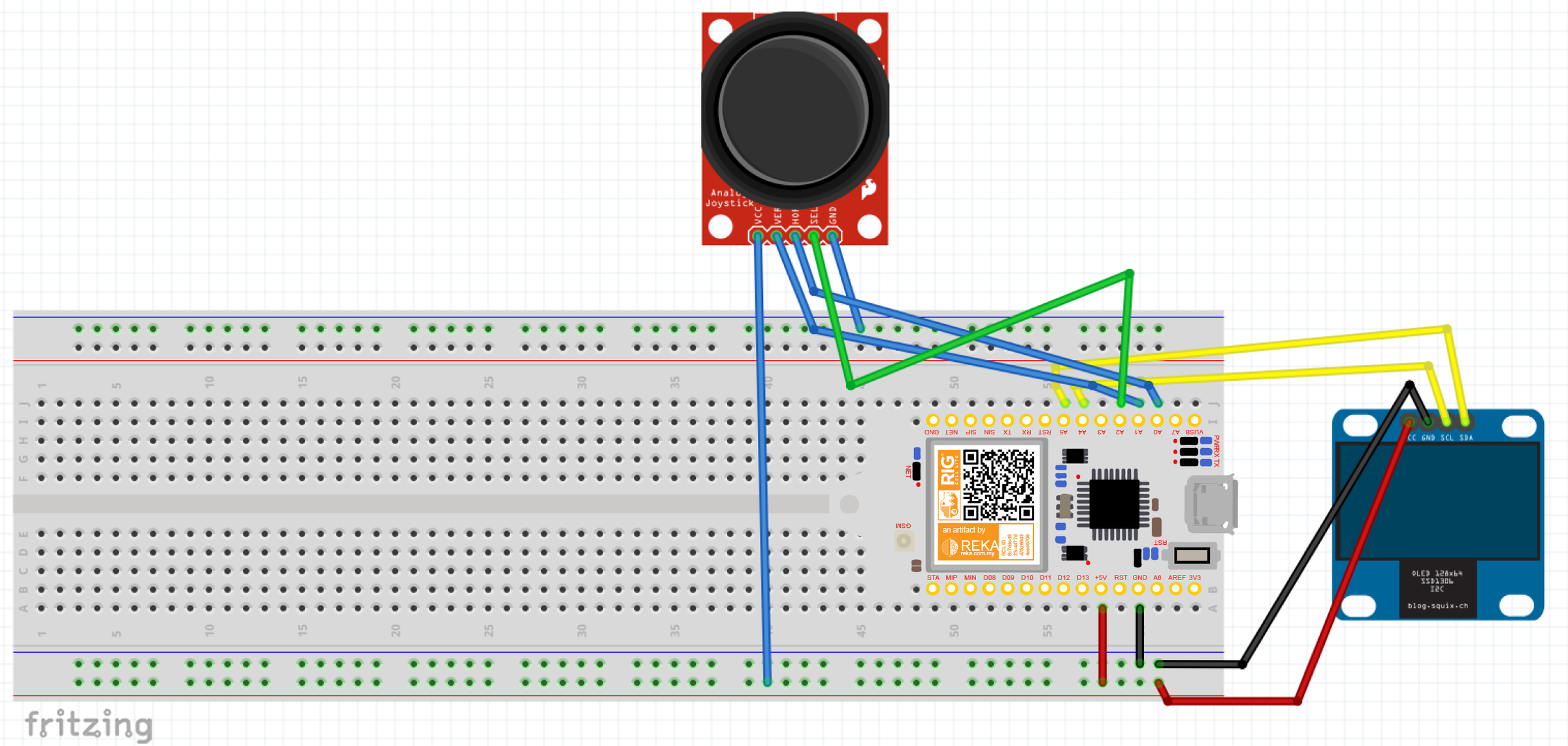RIG CELL LITE INTRO: WITH ADAFRUIT SSD1306 AND JOYSTICK : 3 Steps ...