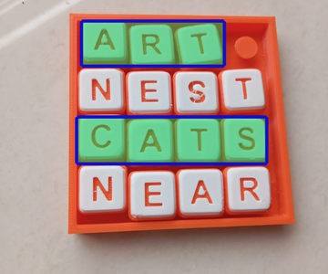 A Unique Text Puzzle With 120 Different Word Combinations : 4 Steps ...