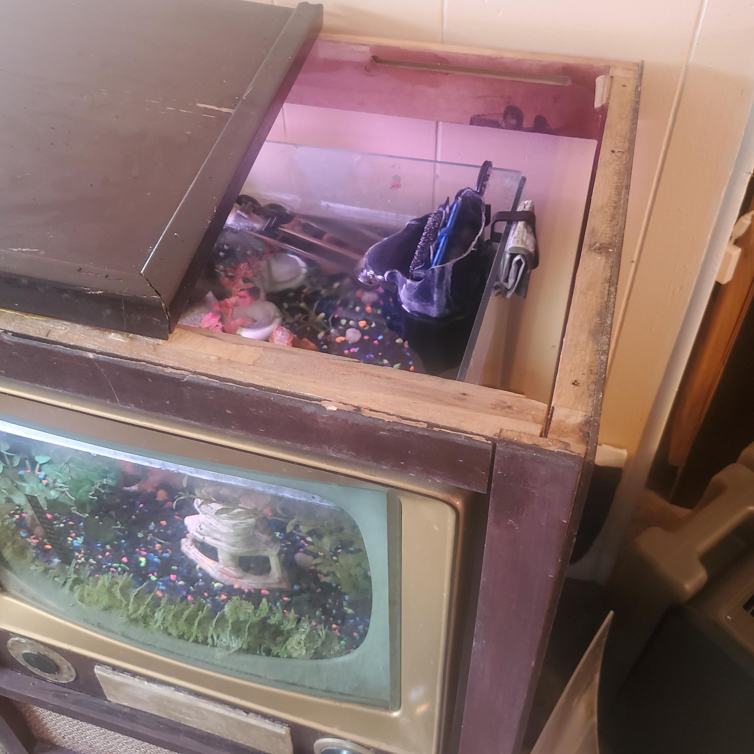 Old TV Into Fish Tank : 3 Steps - Instructables