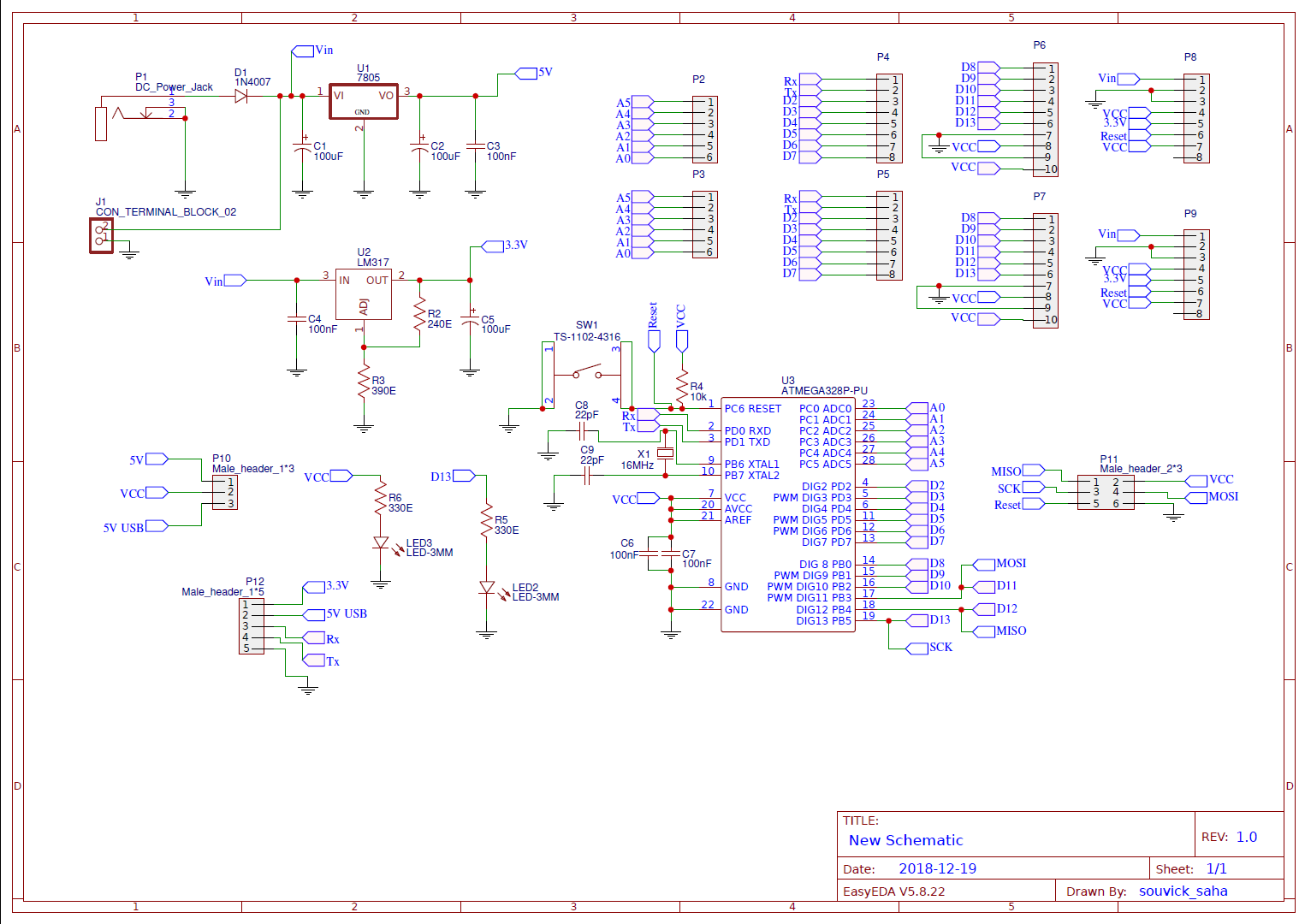 DIY Arduino UNO | How to Make Your Own Arduino Uno Board : 8 Steps ...