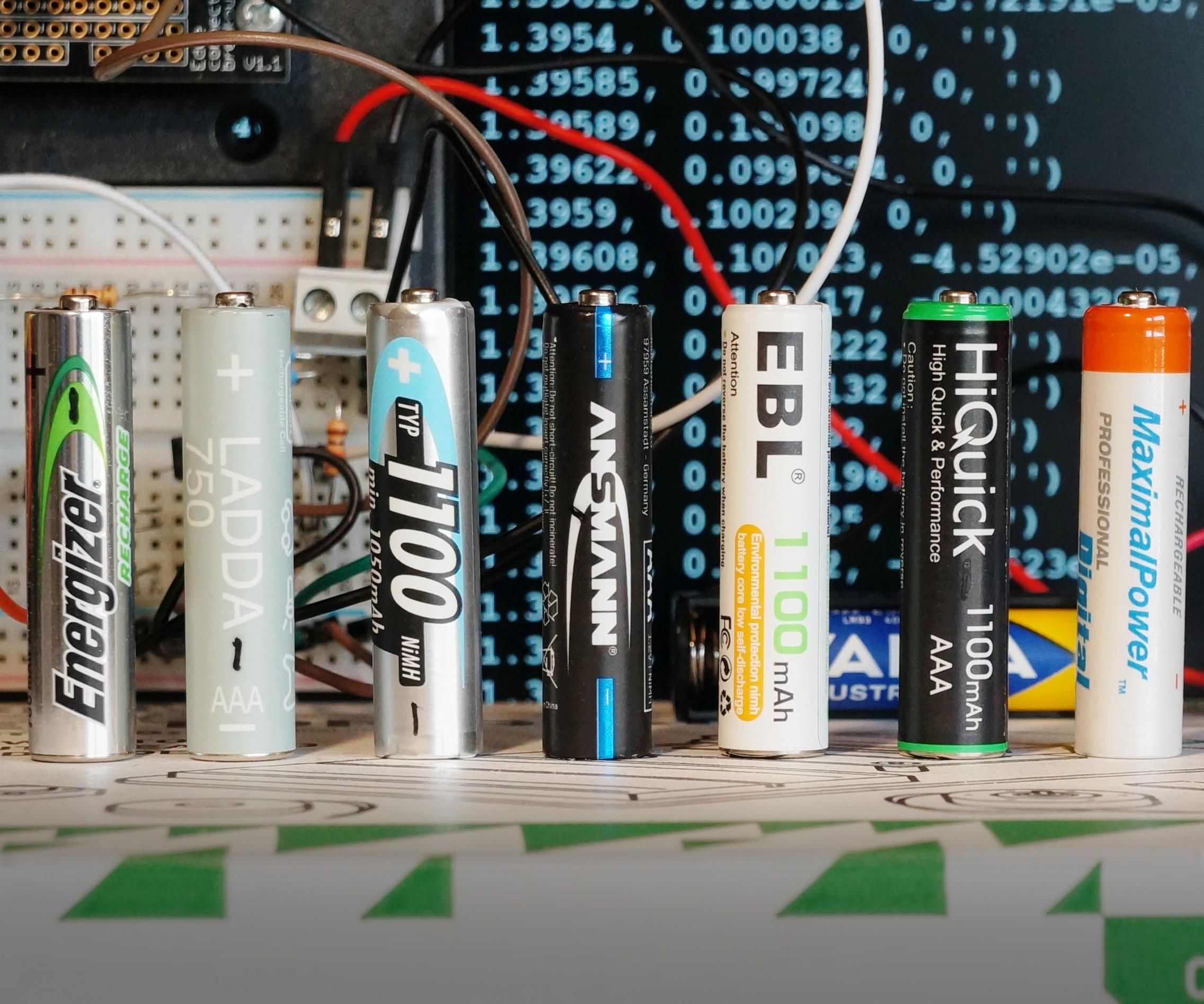 NiMH Rechargeable Battery Comparison Using Kitronik Inventor's Kit and ...