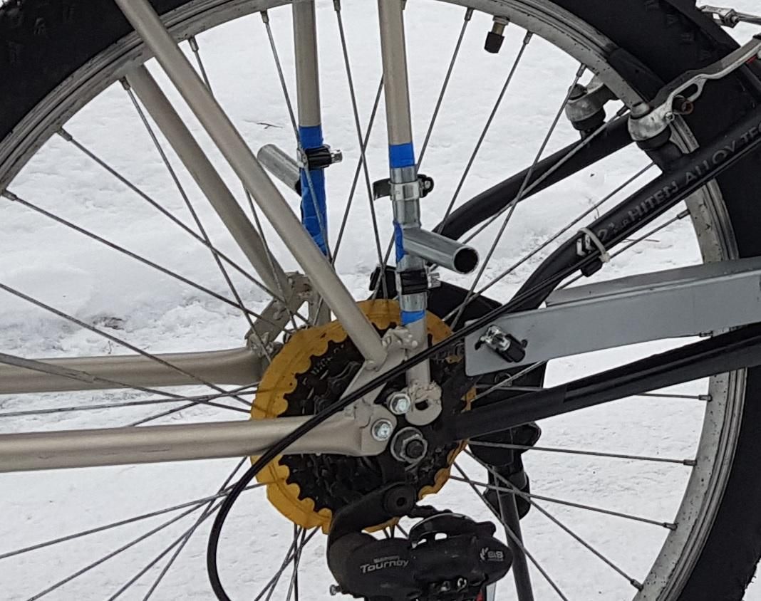 Longtail Cargo Bicycle (reversible, Bolted to Frame) : 6 Steps ...