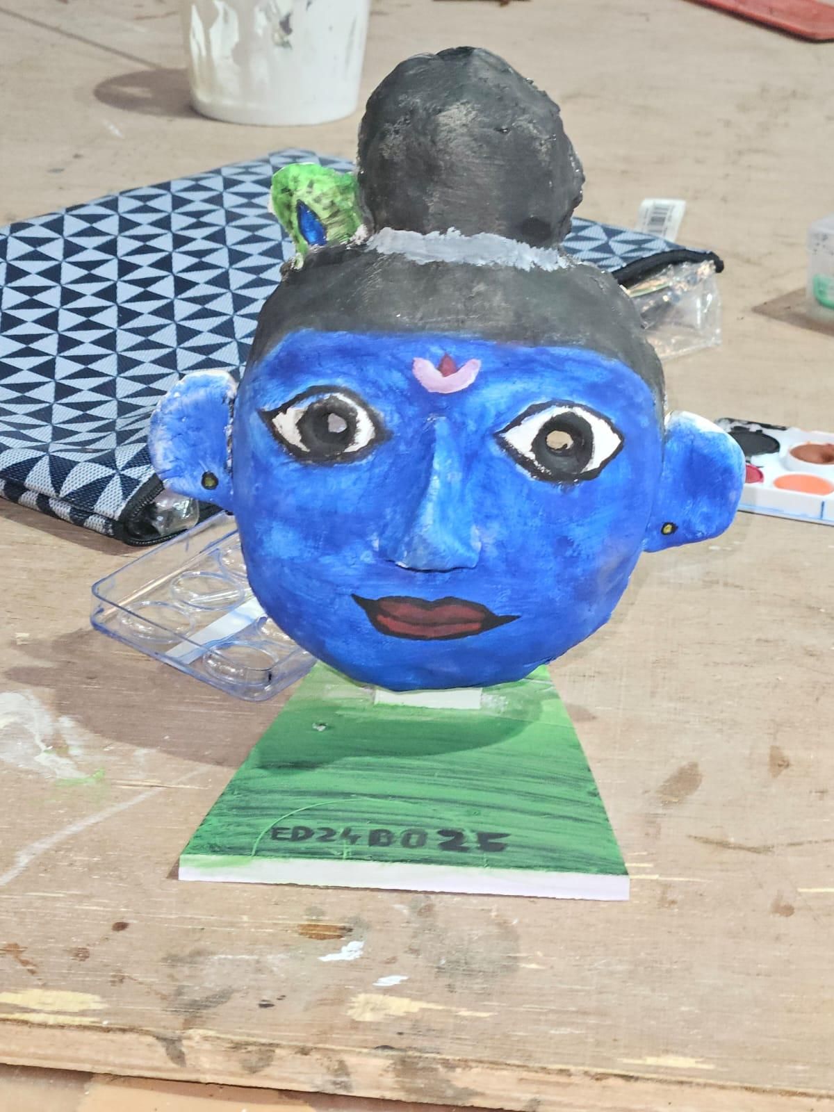 A Clay Mask of Lord Krishna : 5 Steps - Instructables