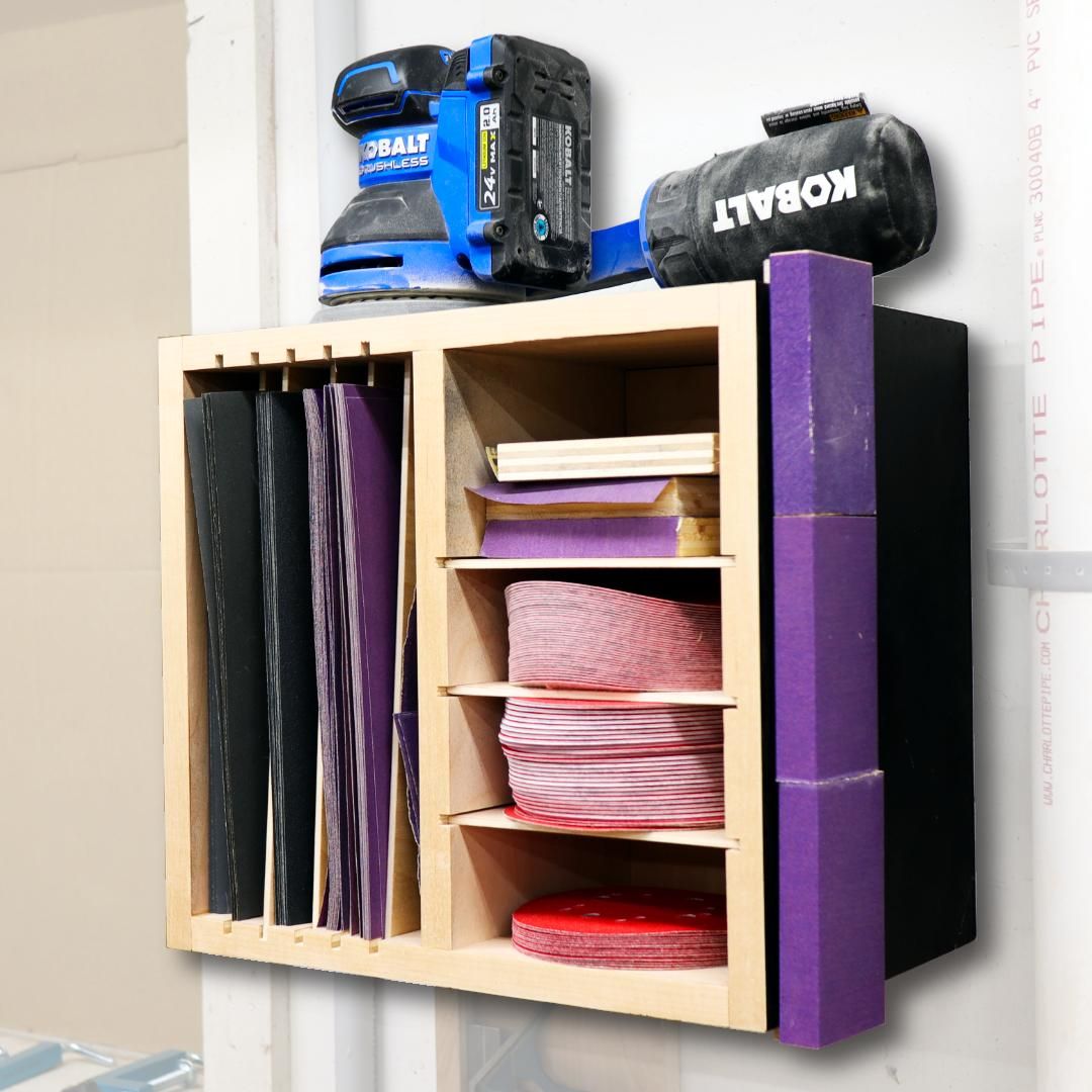 Shop Sanding Cabinet With Sanding Blocks! : 10 Steps (with Pictures ...