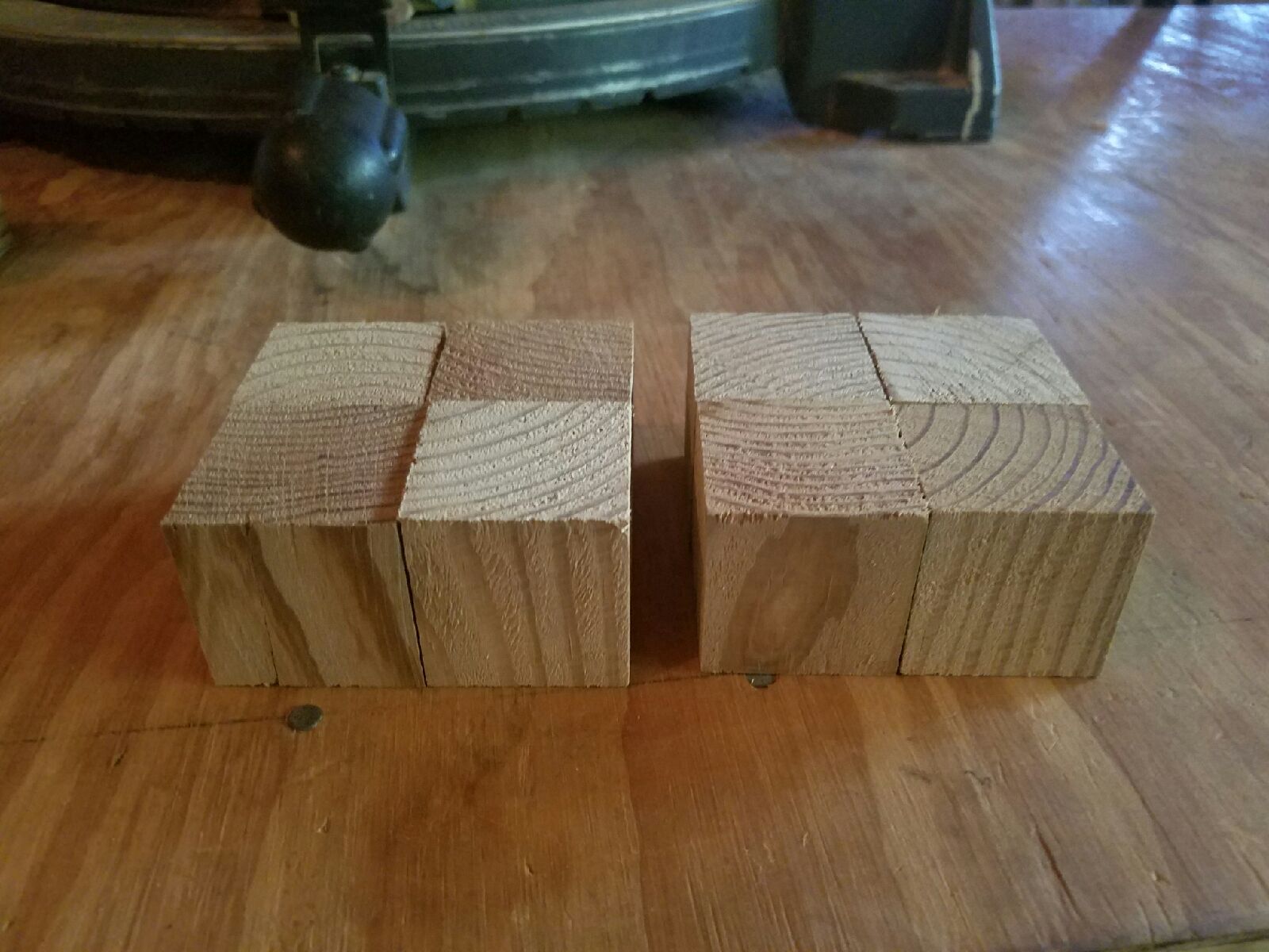 How to Make a Cubes and Pegs Puzzle Out of Scrap Recycled Wood : 3 ...