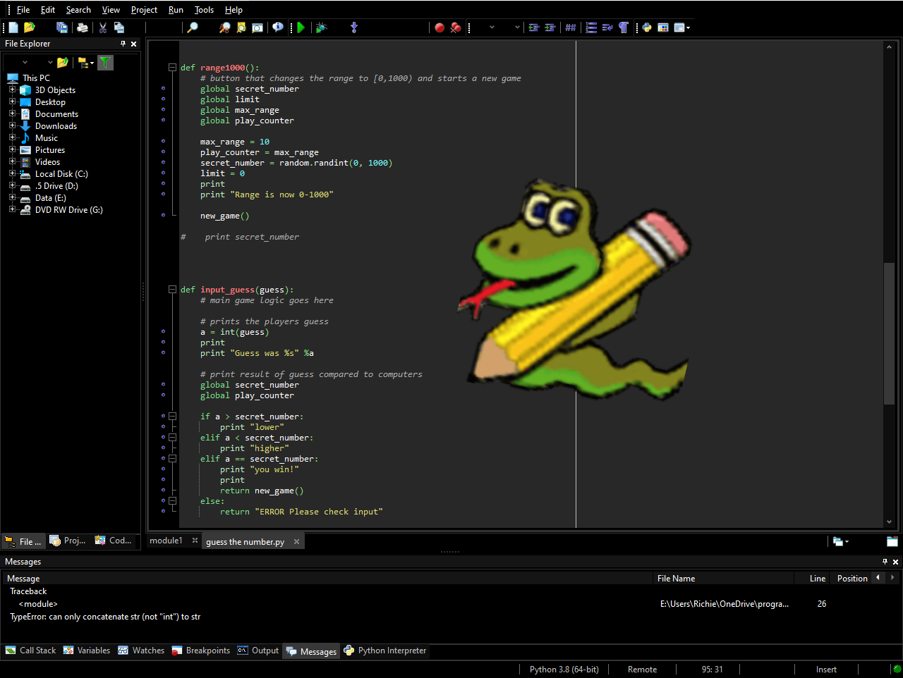 Python With PyScripter : 6 Steps - Instructables