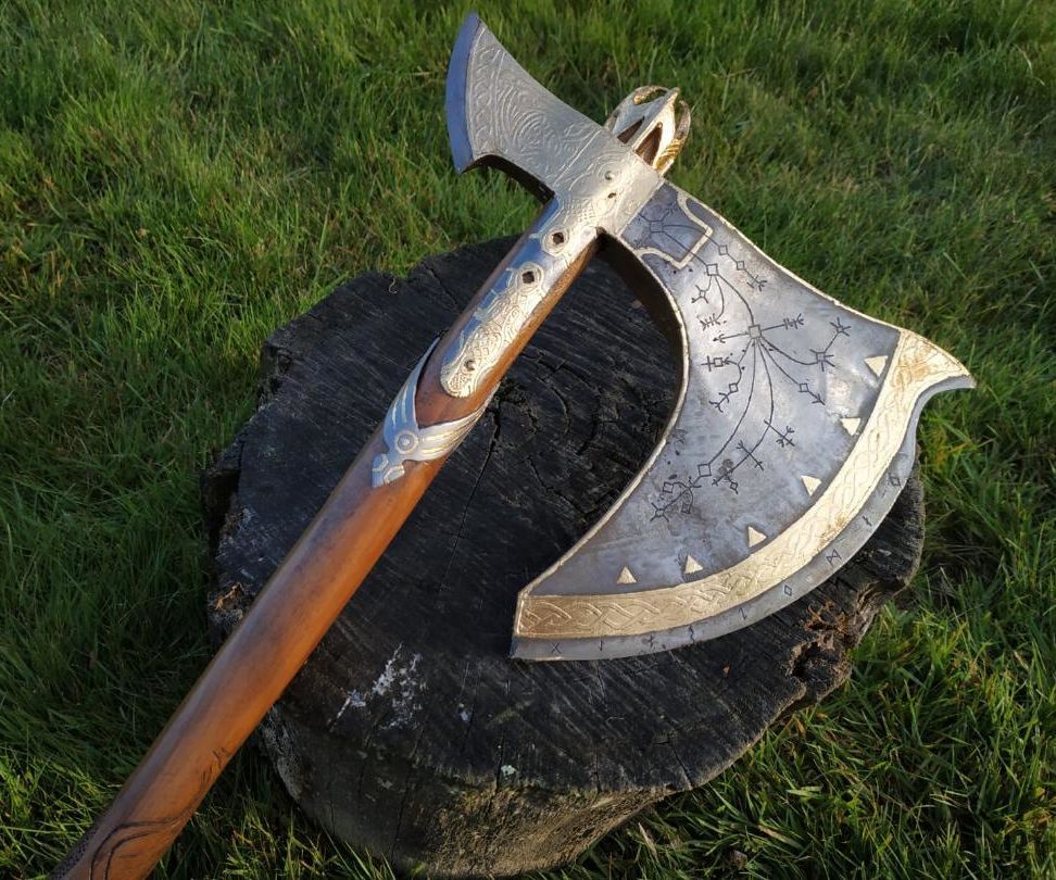 Making the Kratos' Ax Level 6 : Leviathan : 10 Steps (with Pictures ...